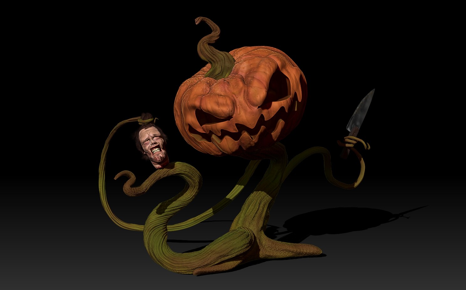 ArtStation - Halloween Pumpkin