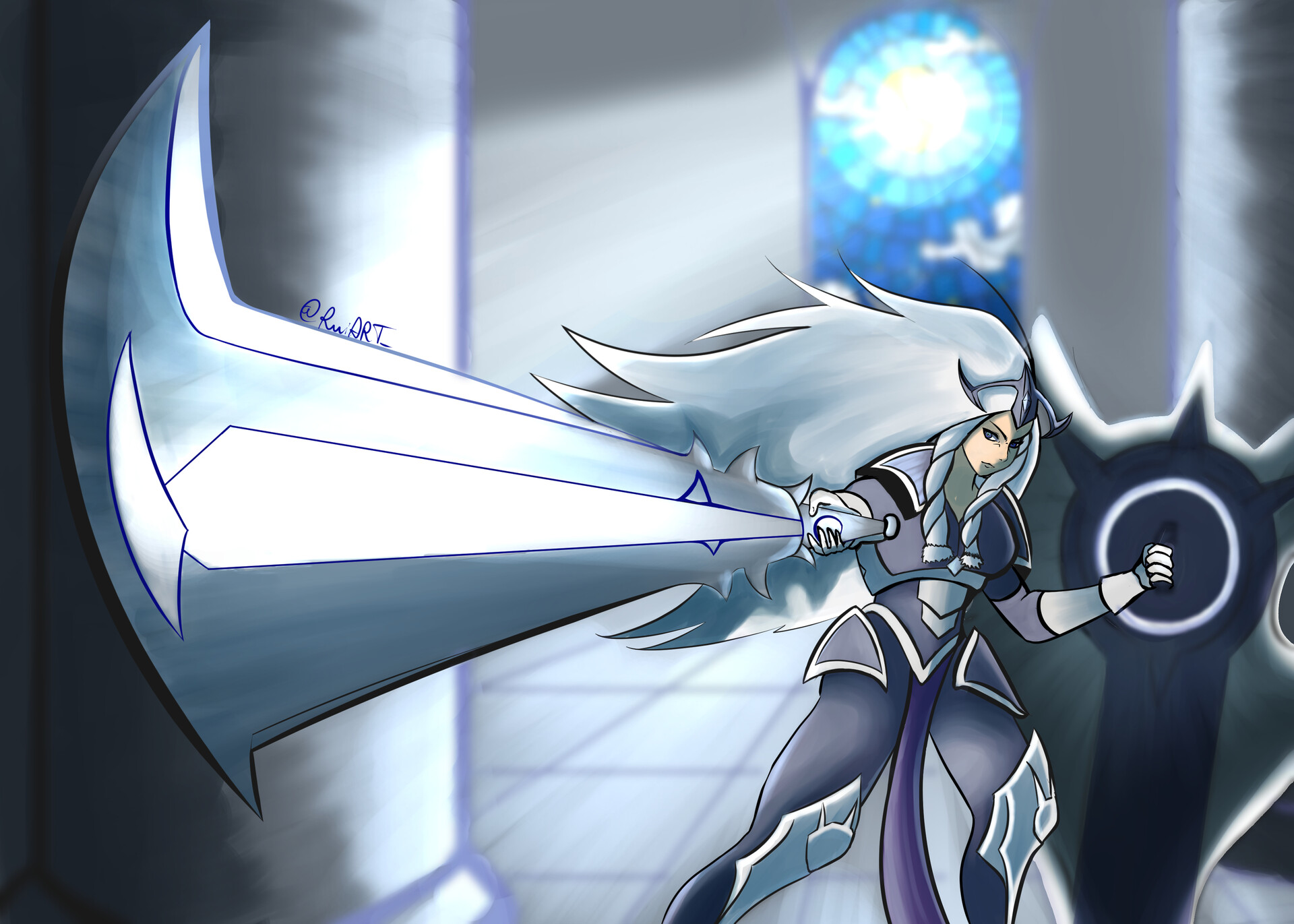 ArtStation - Lunar Eclipse Leona - Fanart