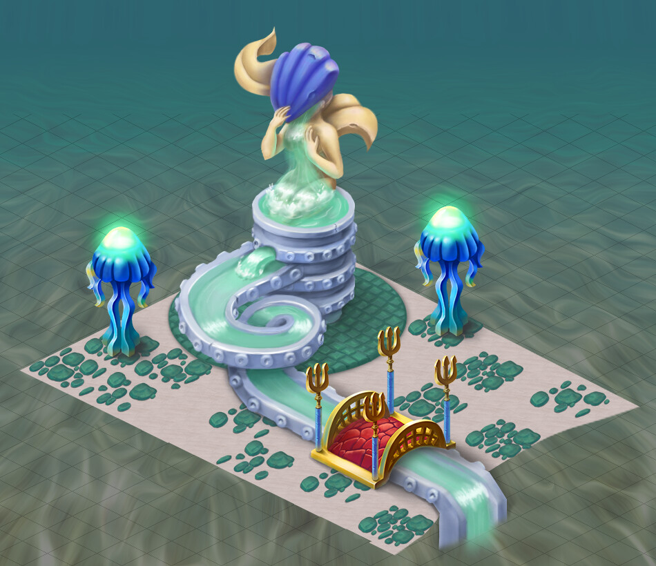 ArtStation - Part of the "mermaid witches" location