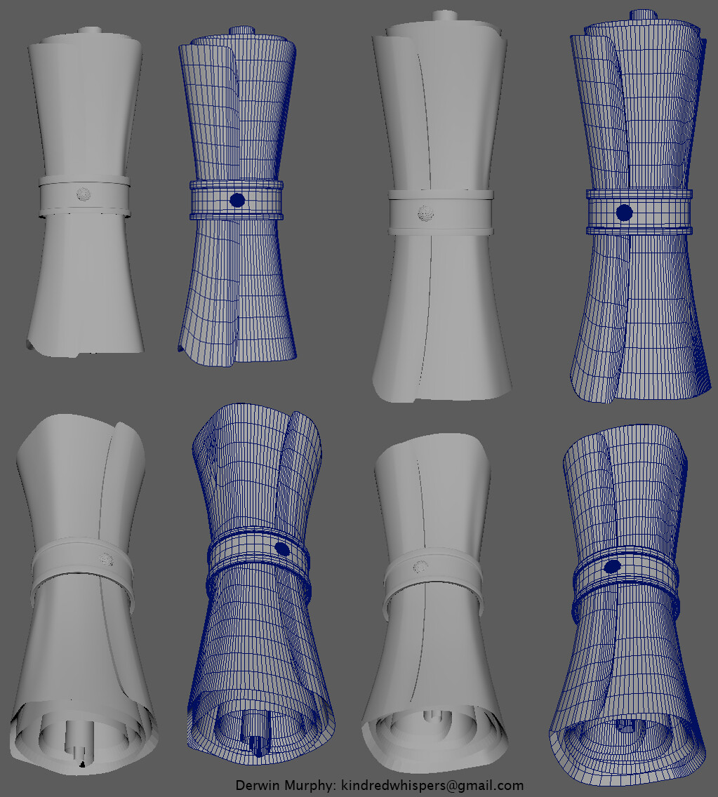 ArtStation - Original Scroll: 3D Model Study