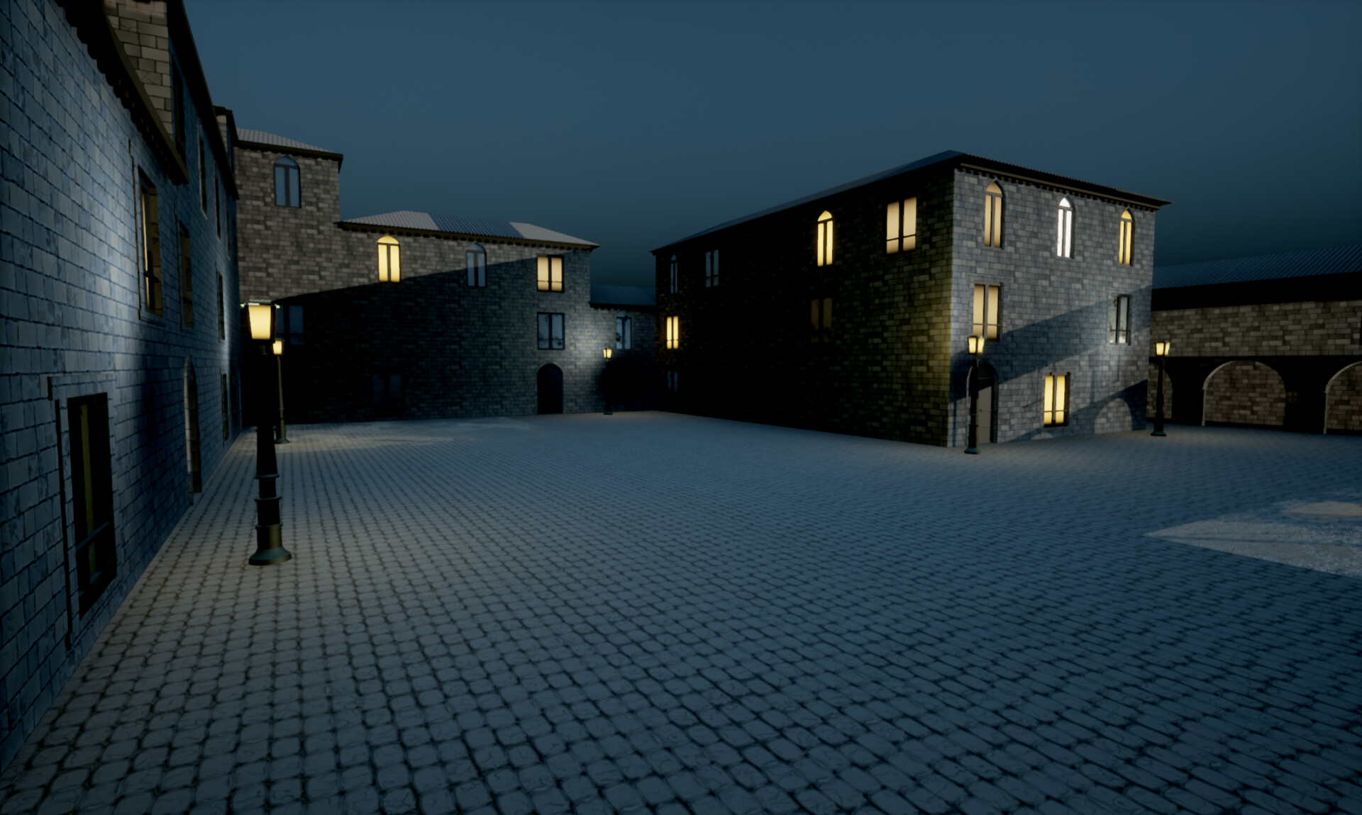 ArtStation - Back city scene