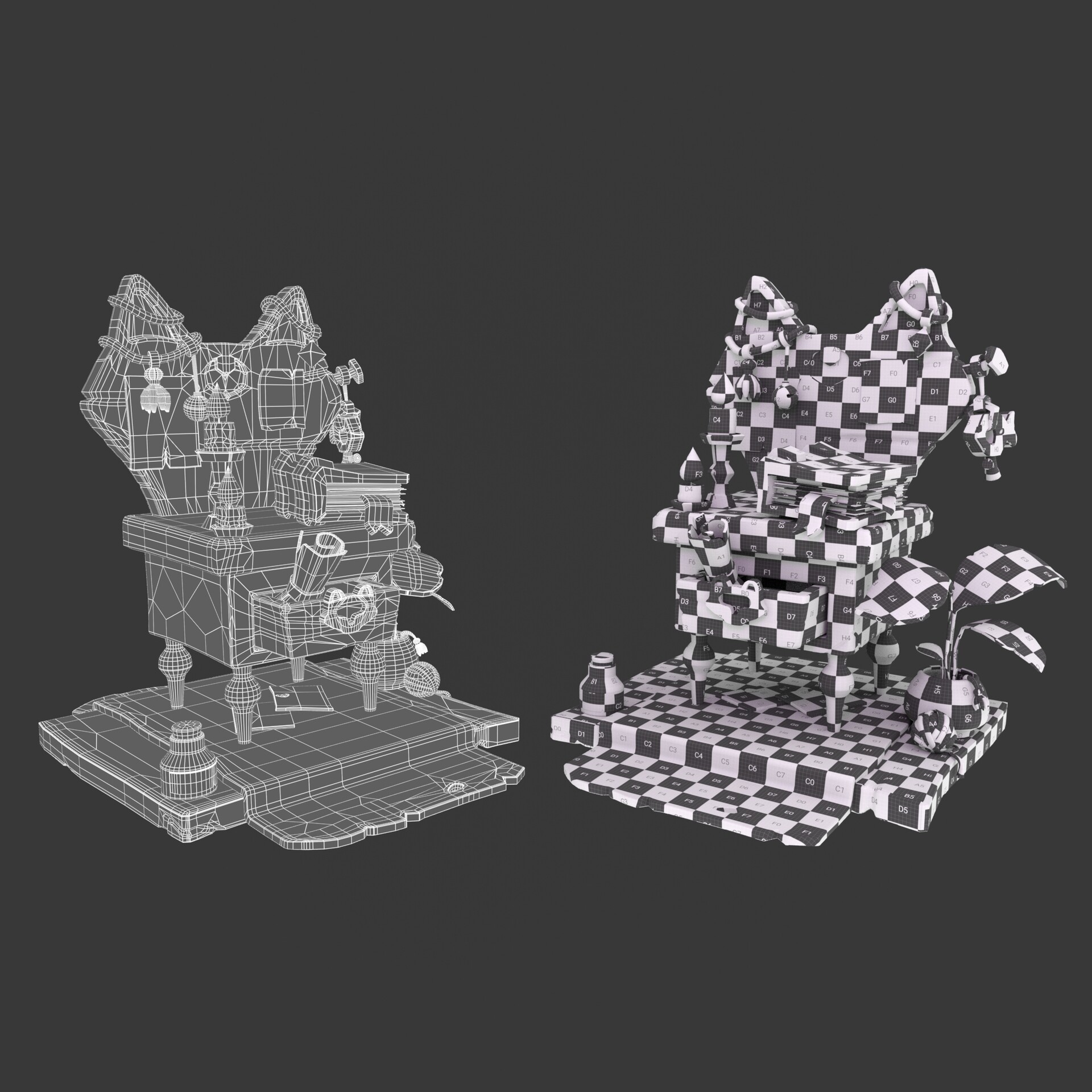 Kahoo Yu Mok - Cat Wizard Table