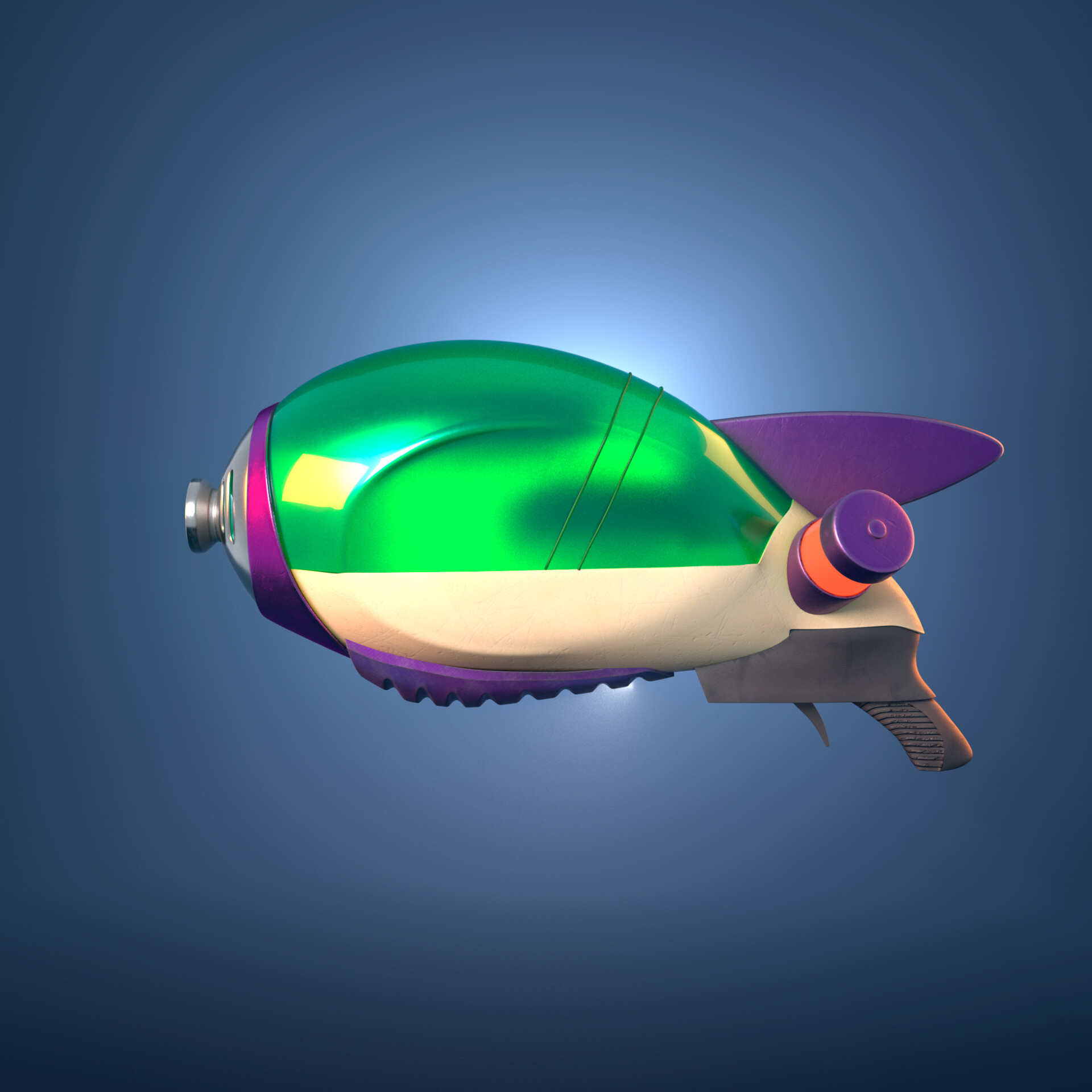 ArtStation - Stylized Sci-fi gun