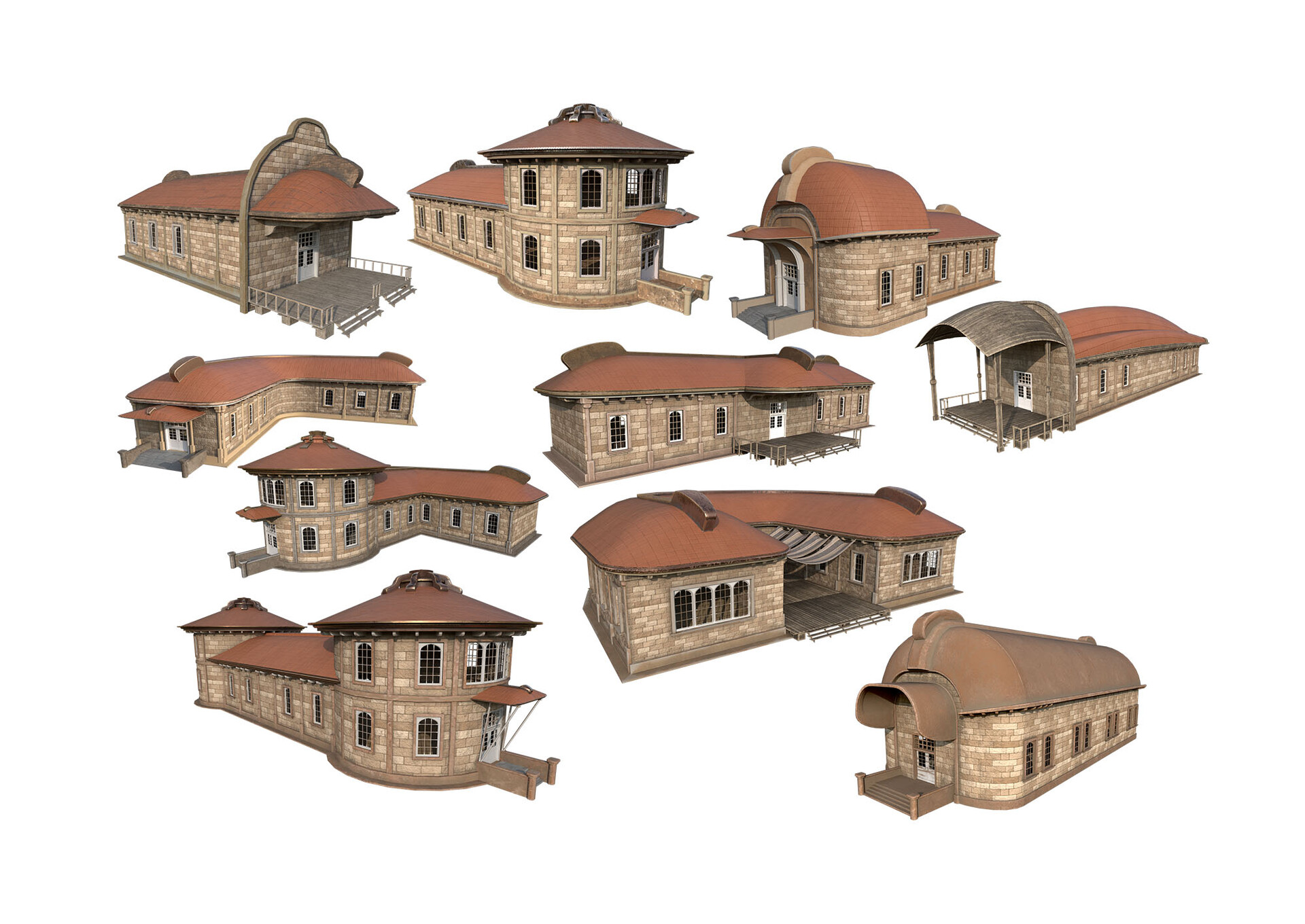 ArtStation - Fantasy Building Collection