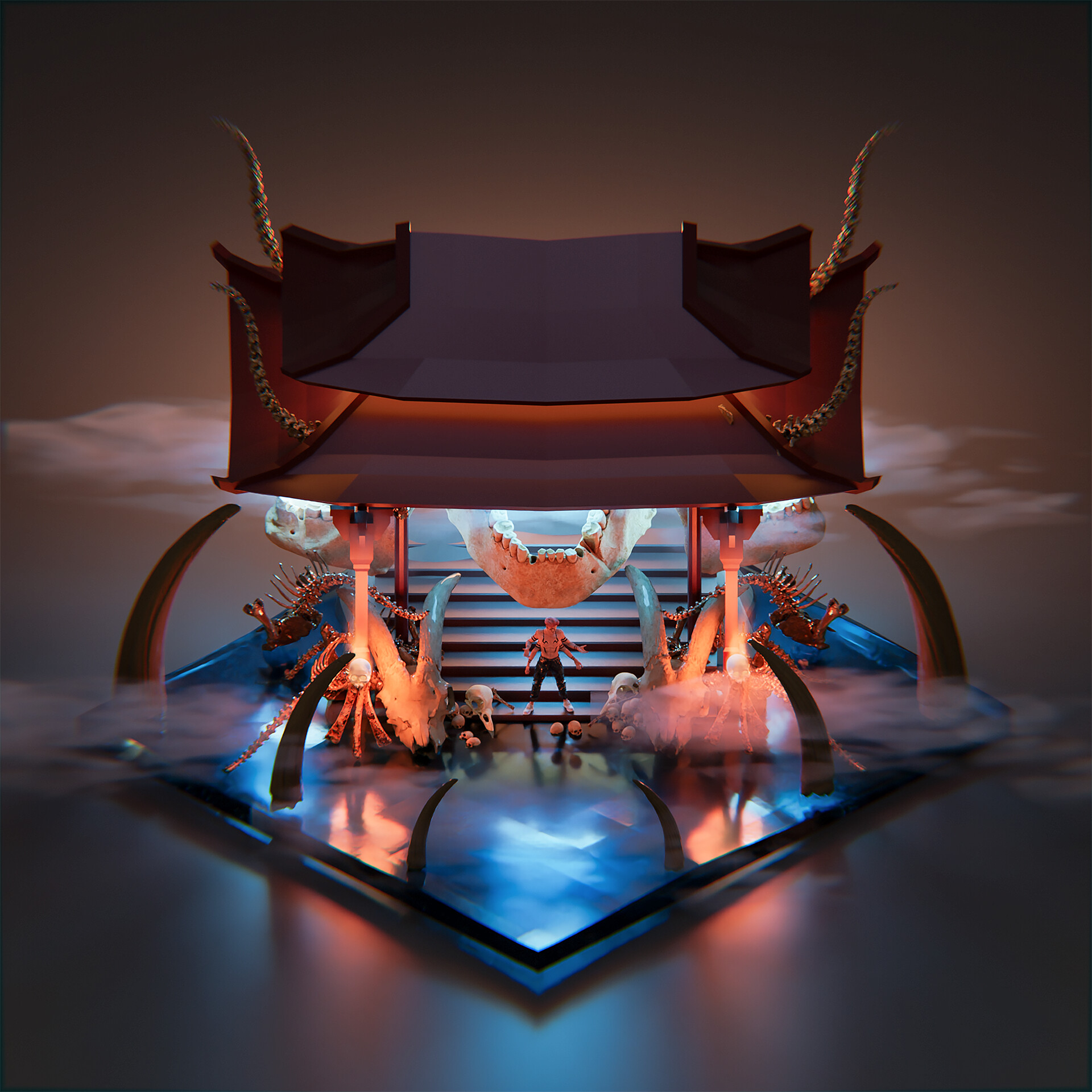 ArtStation - Jujutsu kaisen Sukuna Domain