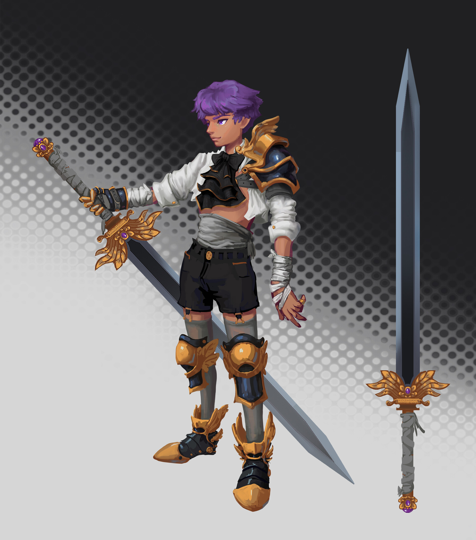 ArtStation - fashion swordsman