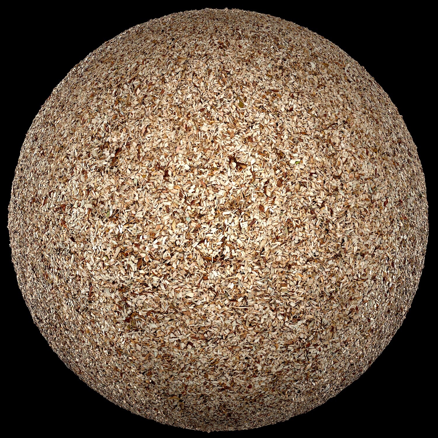 ArtStation - mulch woodchips texture PBR metal roughness