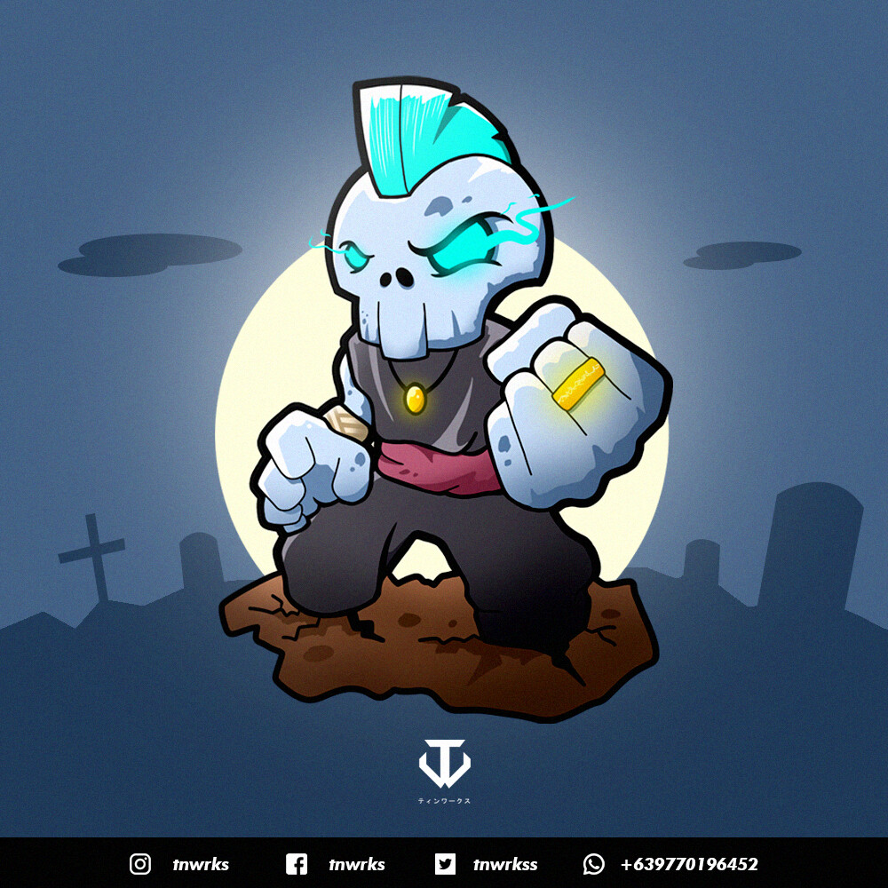 ArtStation - Skull Monk!