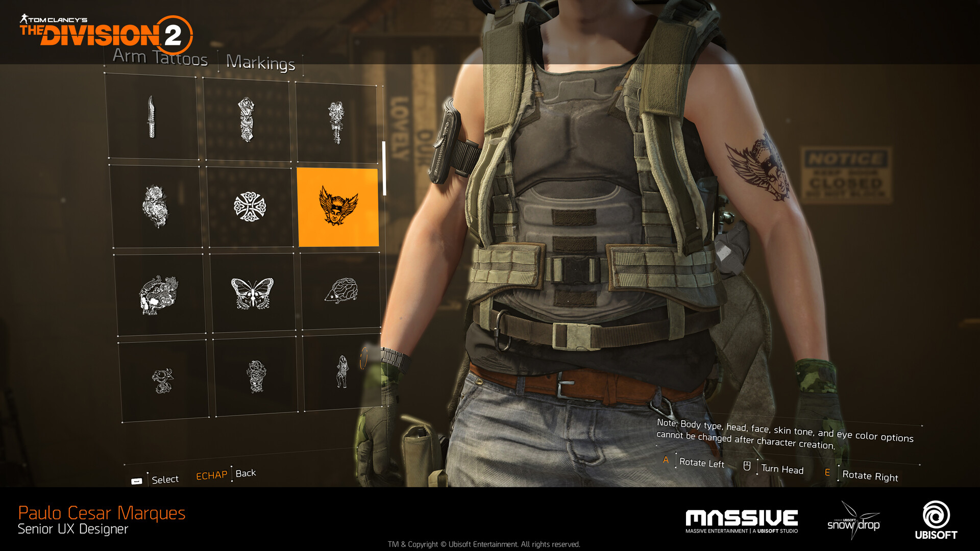 The Division Character Creation