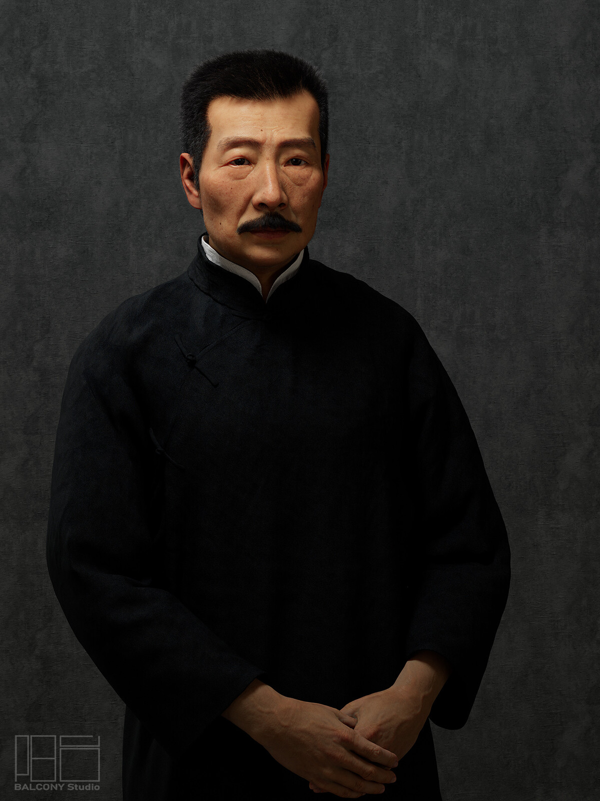 BALCONY_Studio - 3D Portraits of Chinese Writer Lu Xun (1881~1936)