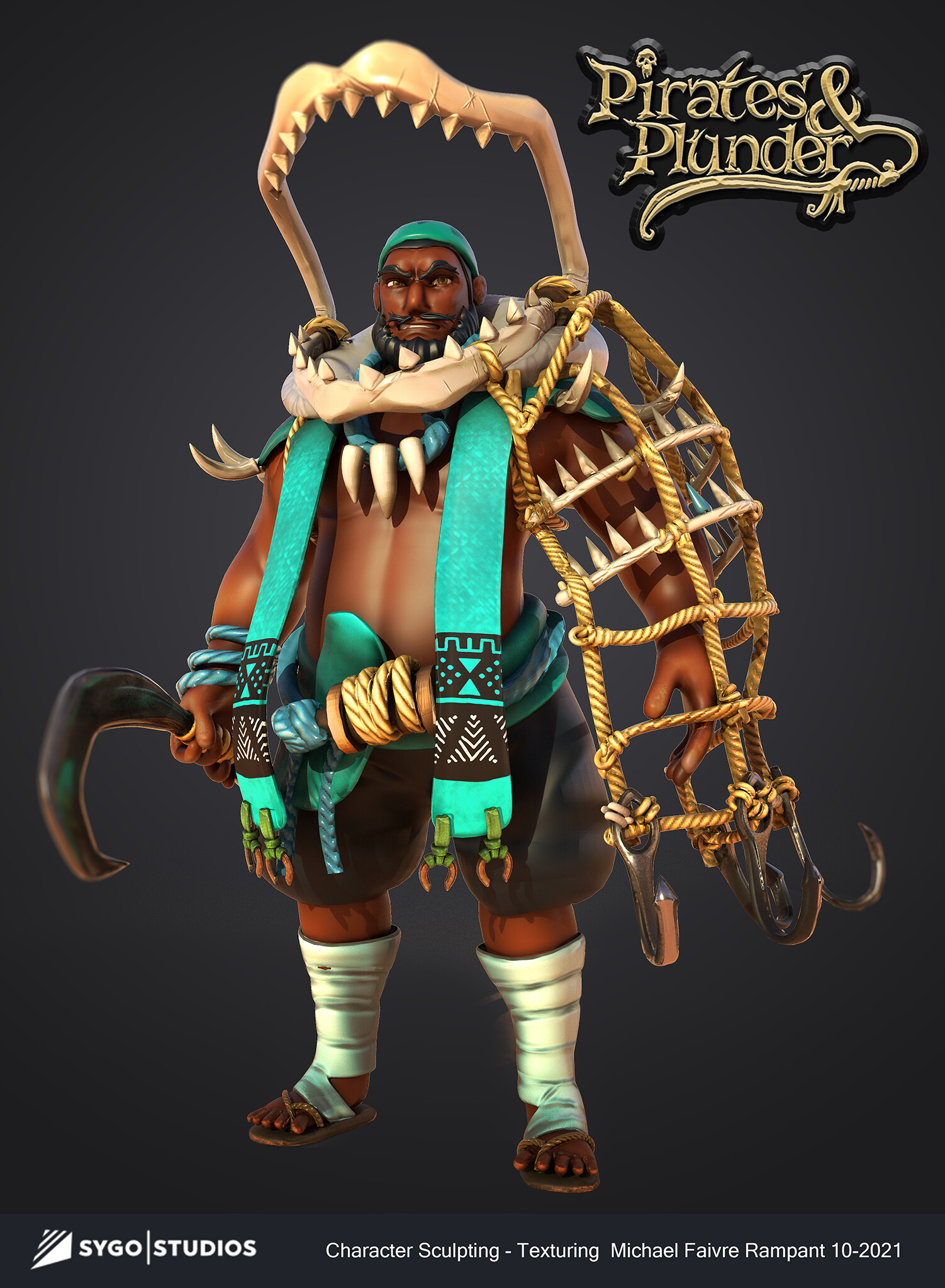 ArtStation - Pirate and Plunder game "The bodyguard"