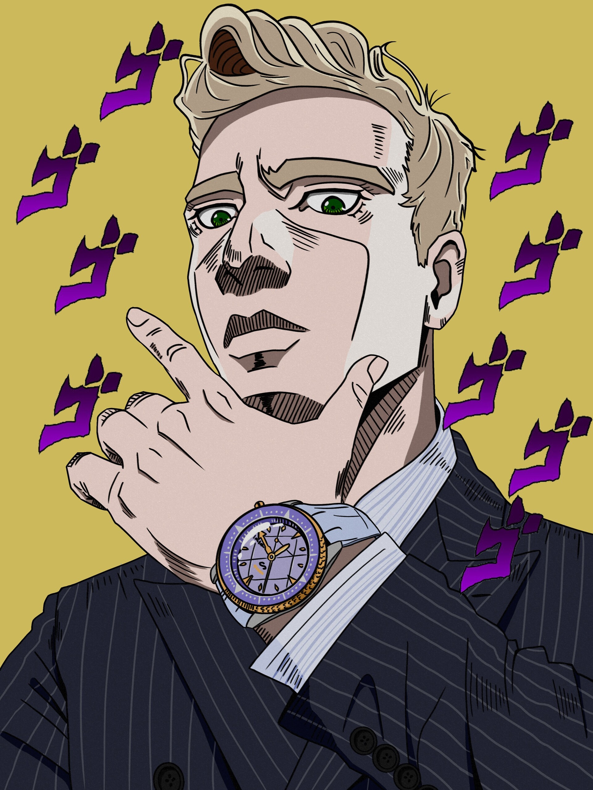 how to draw jojo menacing