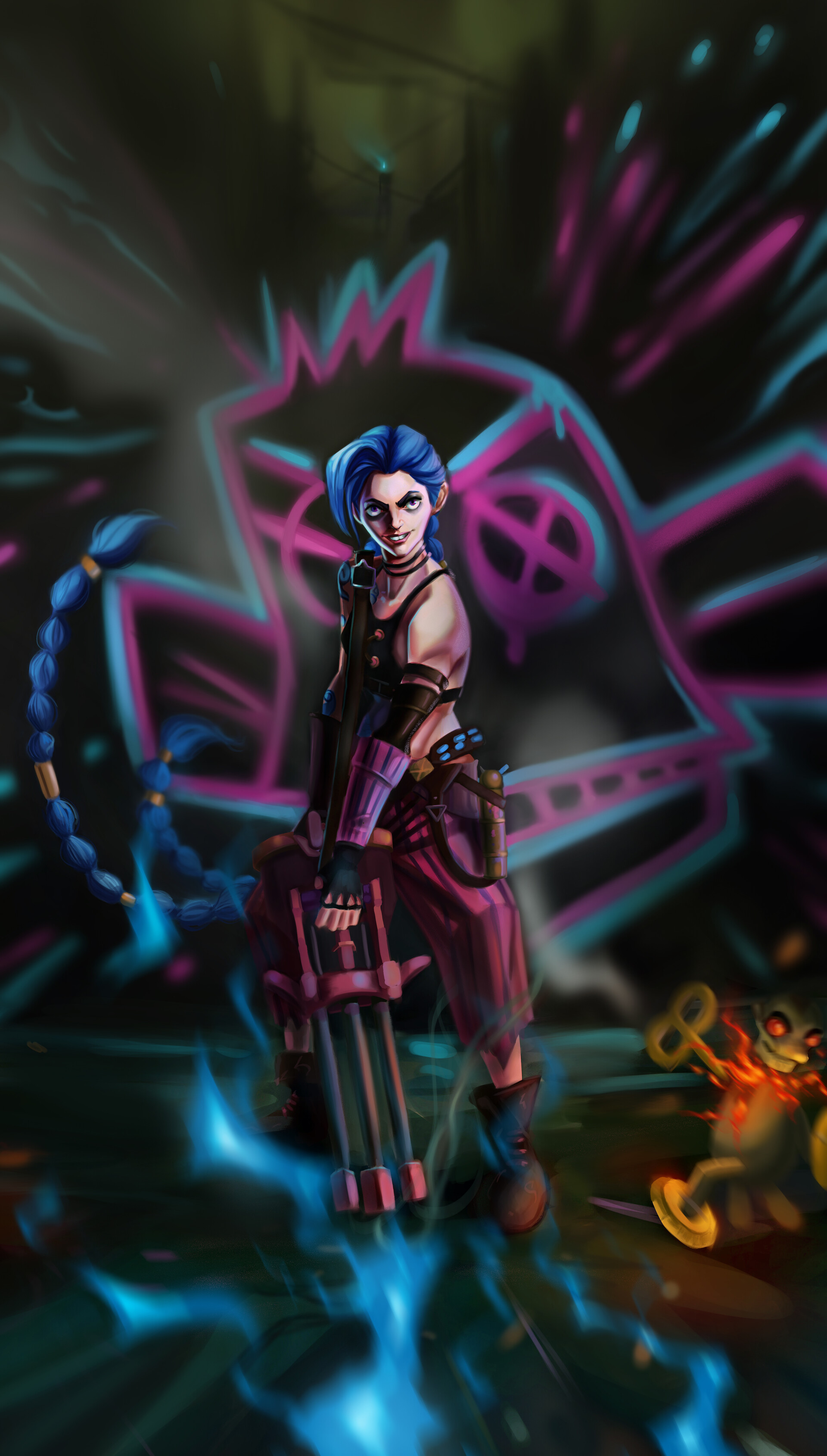 ArtStation - Finished Jinx Piece