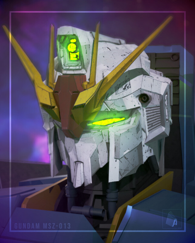 ArtStation - Zeta Gundam Custom Head