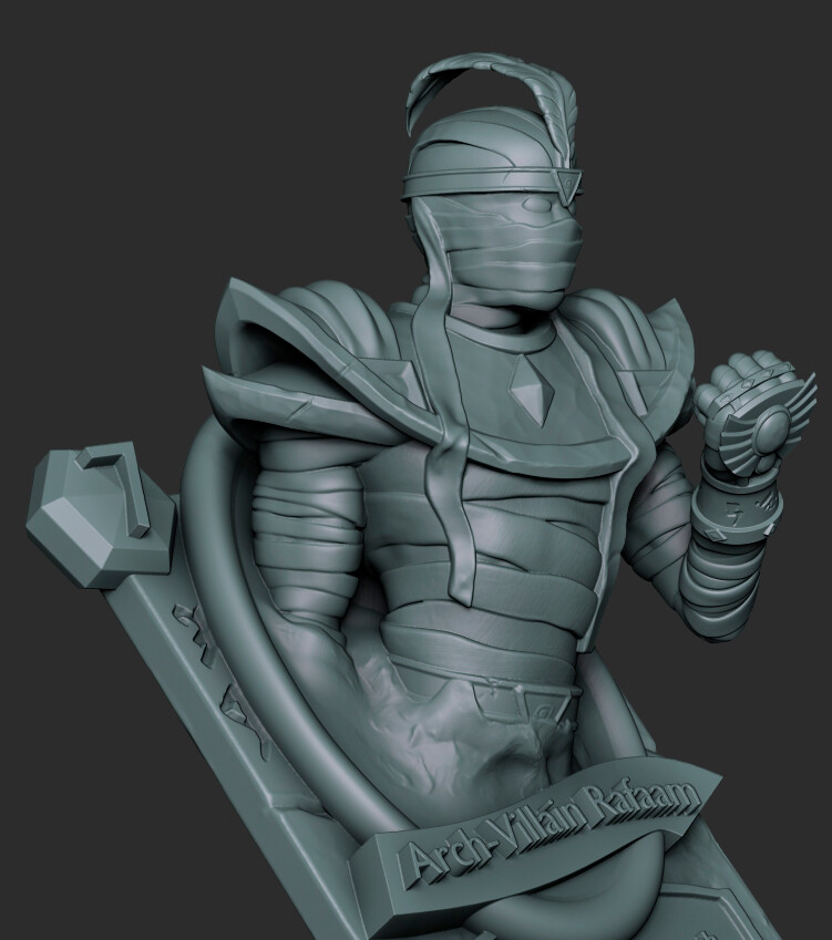 ArtStation - Arch VIllain Rafaam - 3d print ready