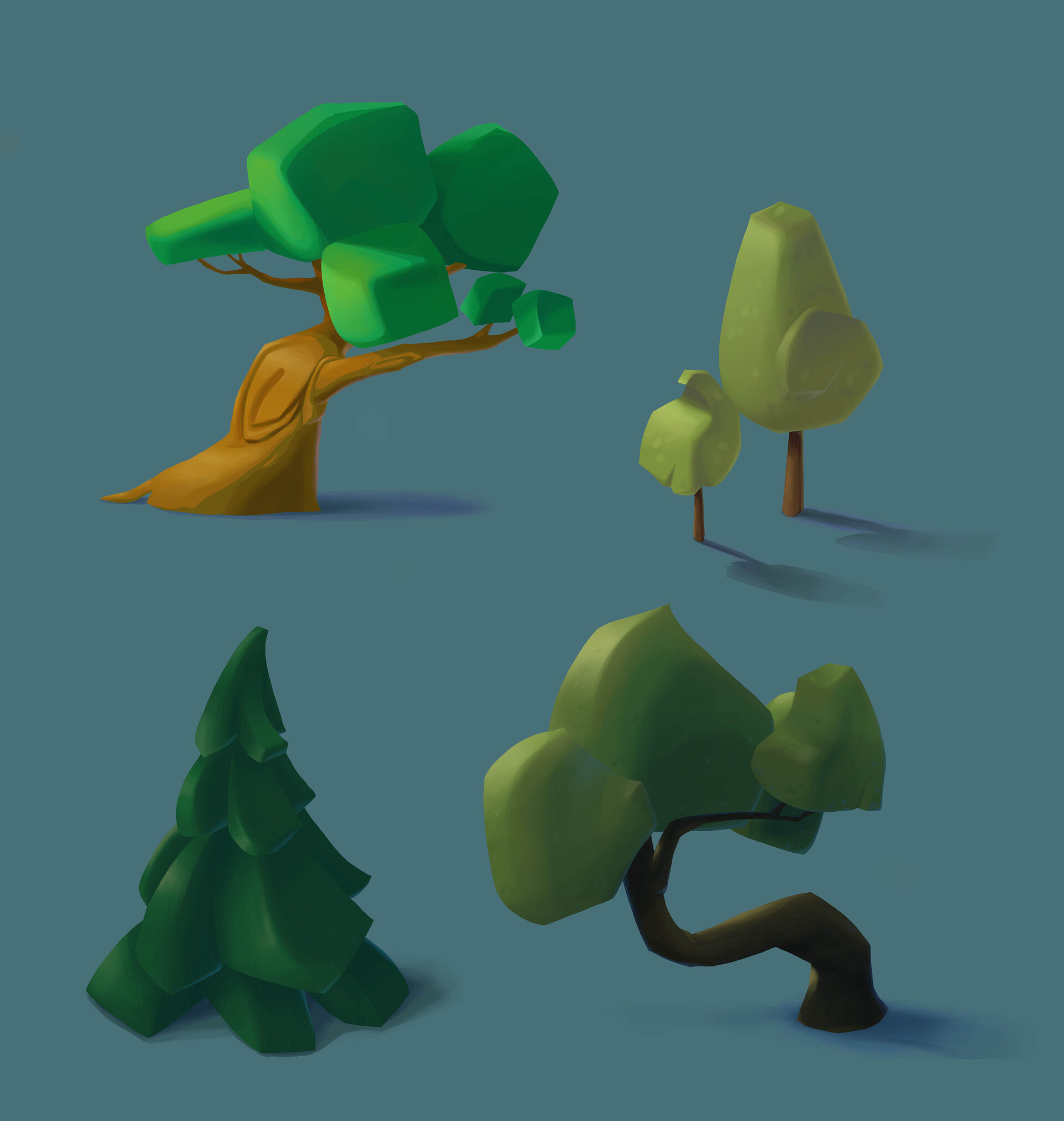 ArtStation - Props Trees