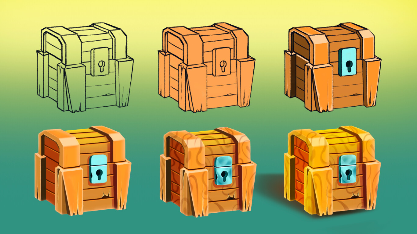 ArtStation - Chest practice