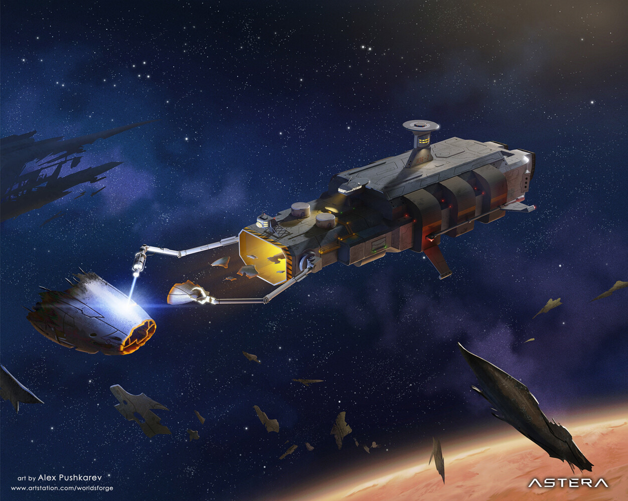 ArtStation - Astera - "Reclamation Runner"