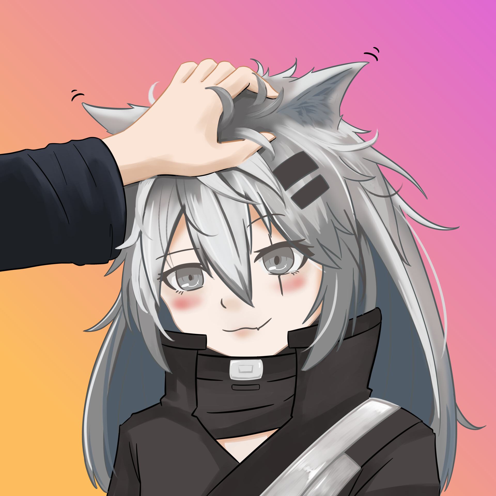 ArtStation - Lappland Head Pat