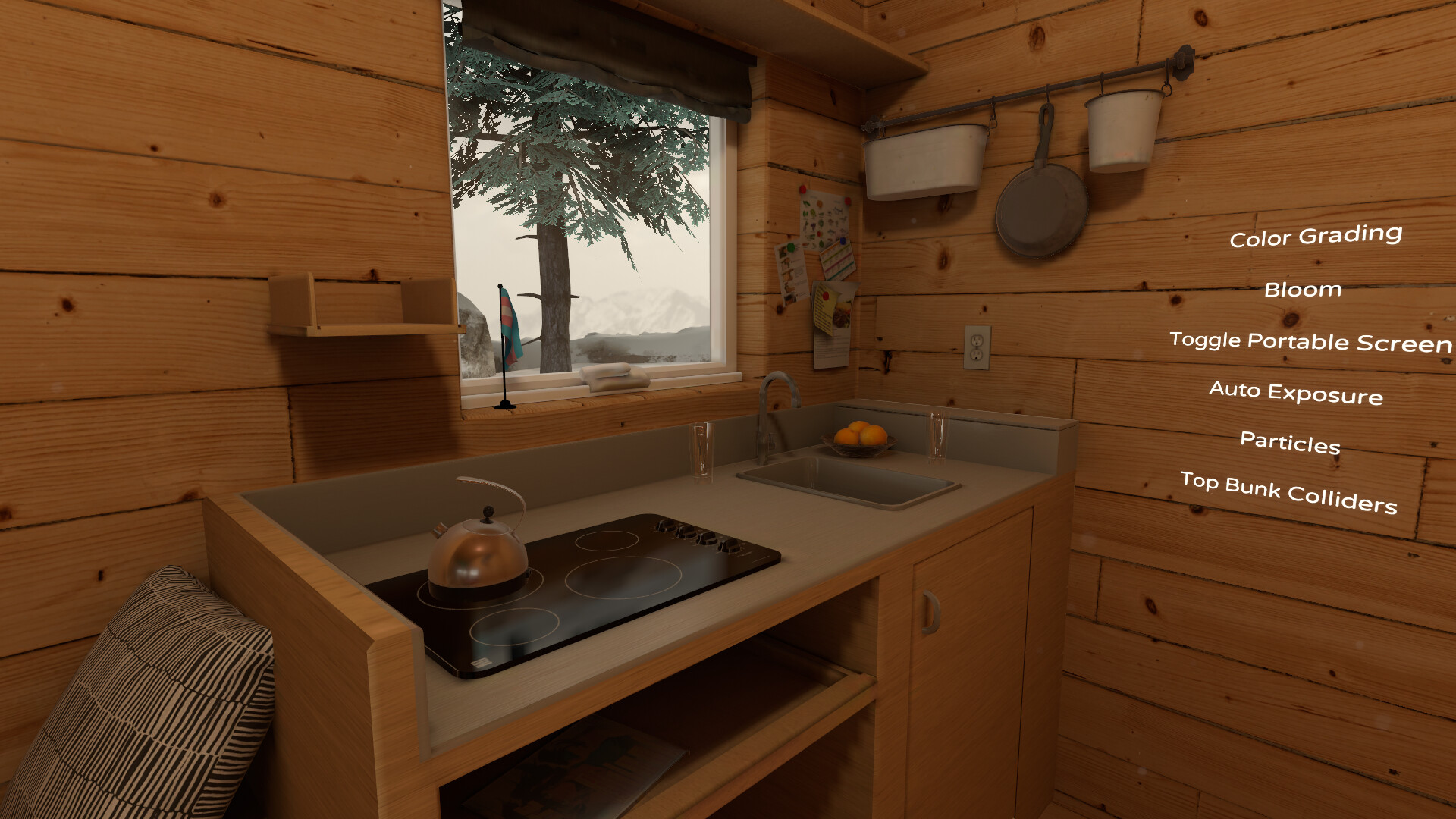 Wolfly - Pinewood Cabin - VRChat World