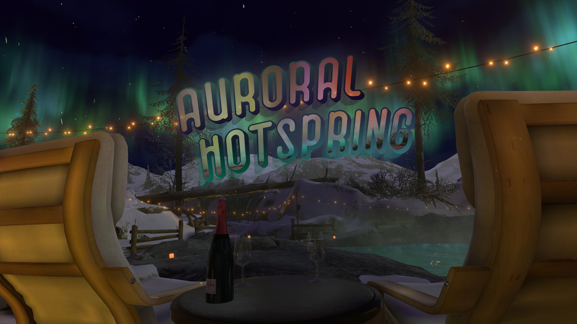ArtStation - Auroral Hot Spring - VRChat World