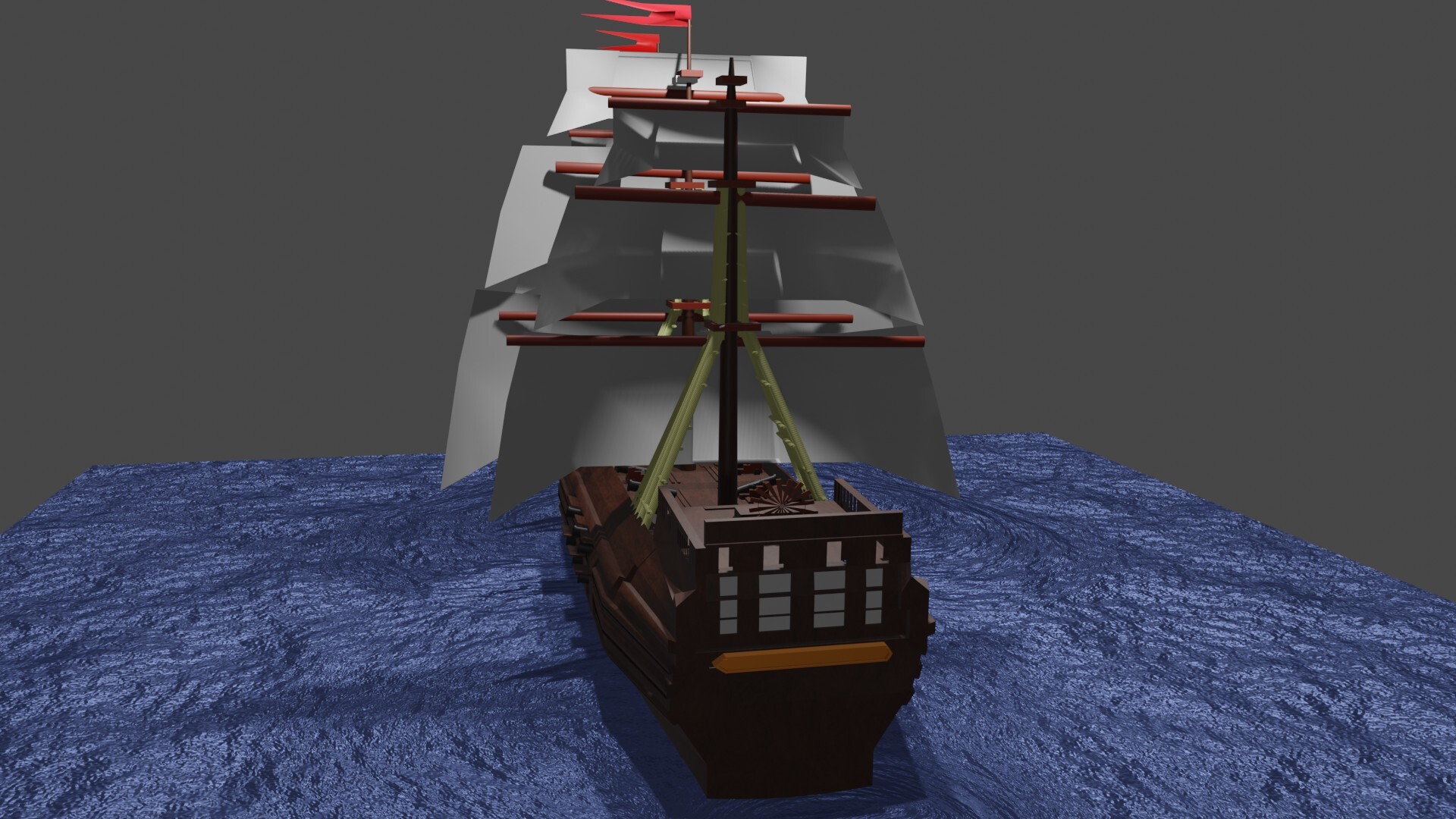 ArtStation - Medieval ship