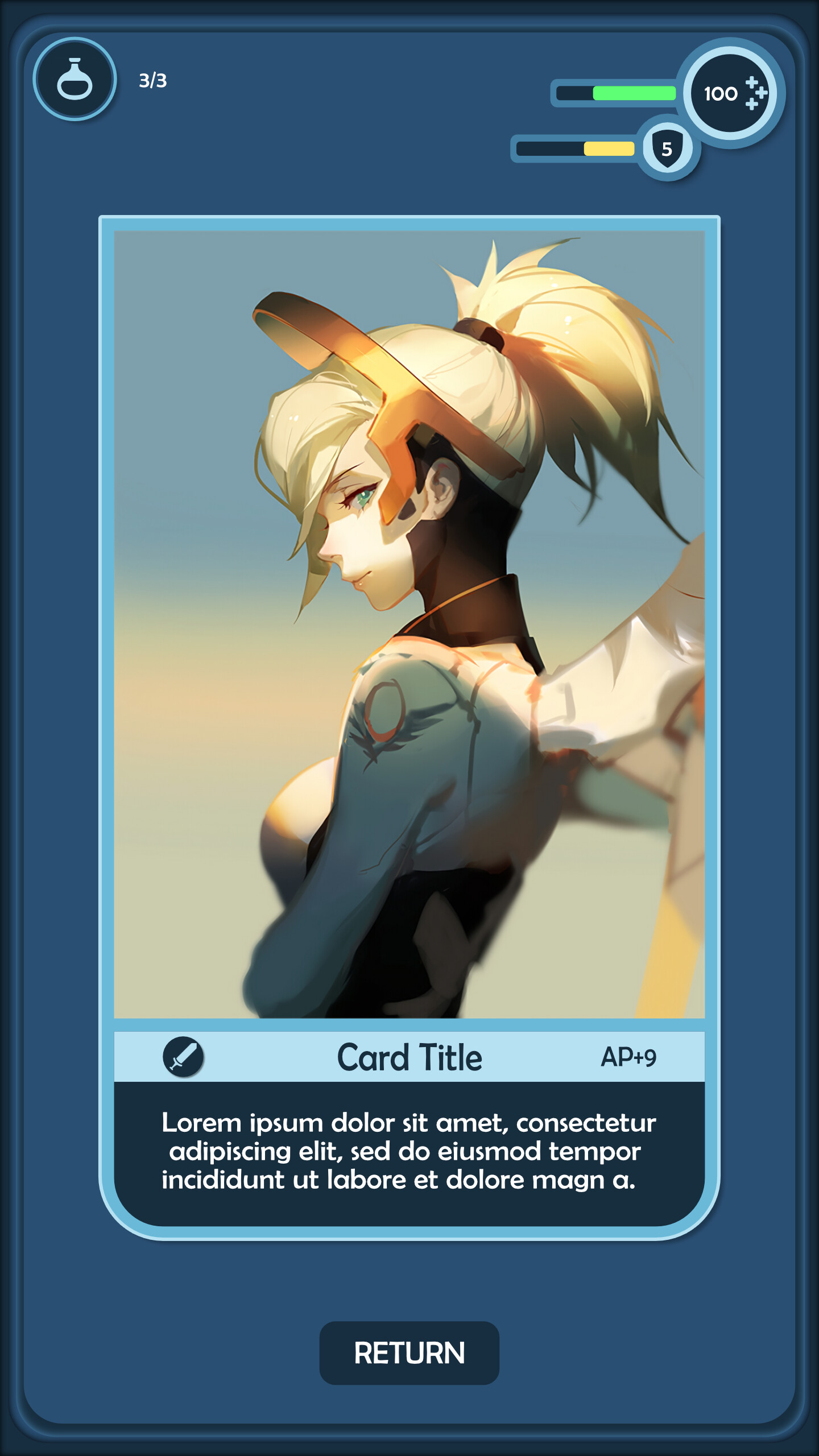 ArtStation - Card Game UI