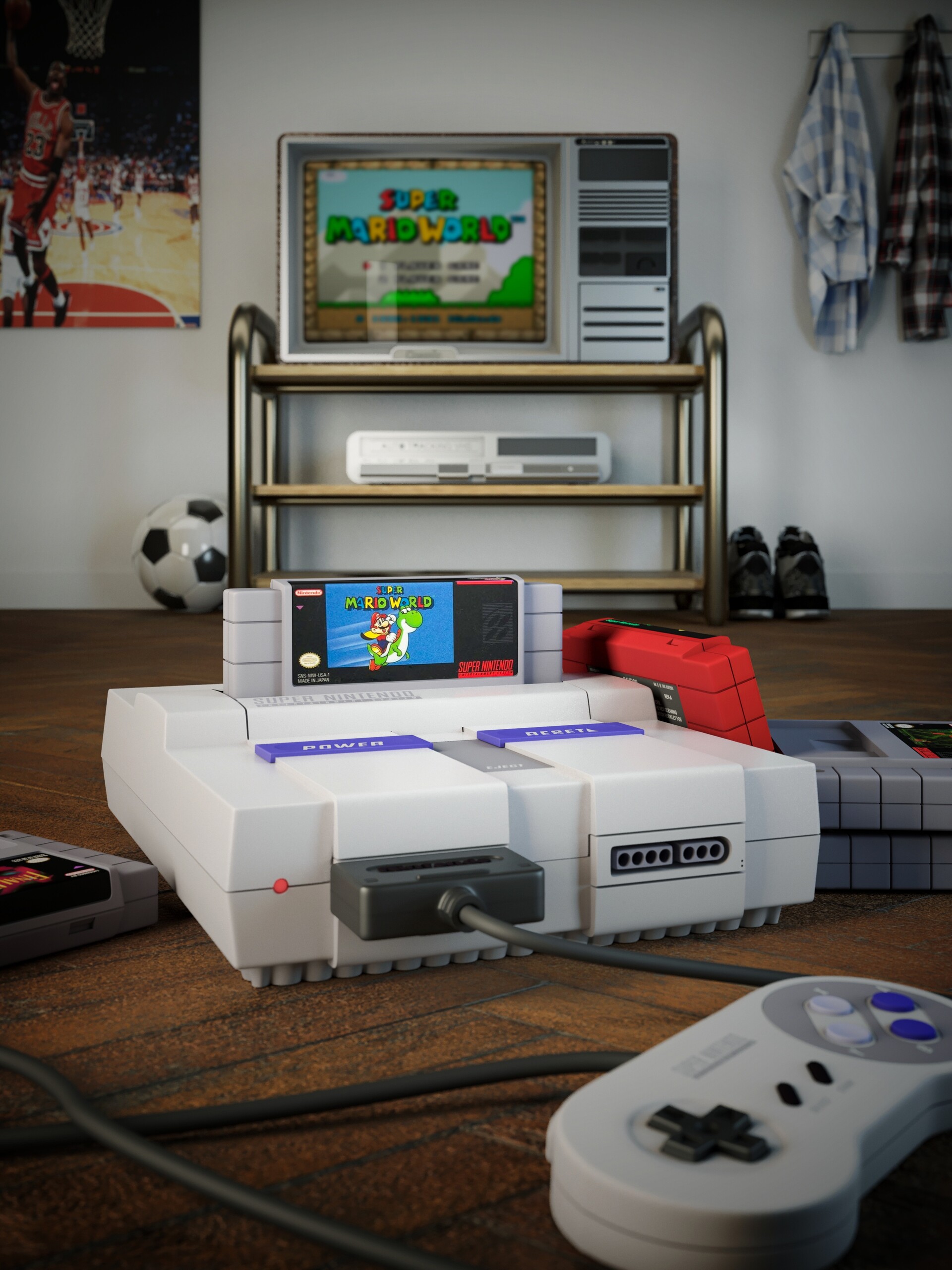 ArtStation - 16 bits of 90's nostalgia!