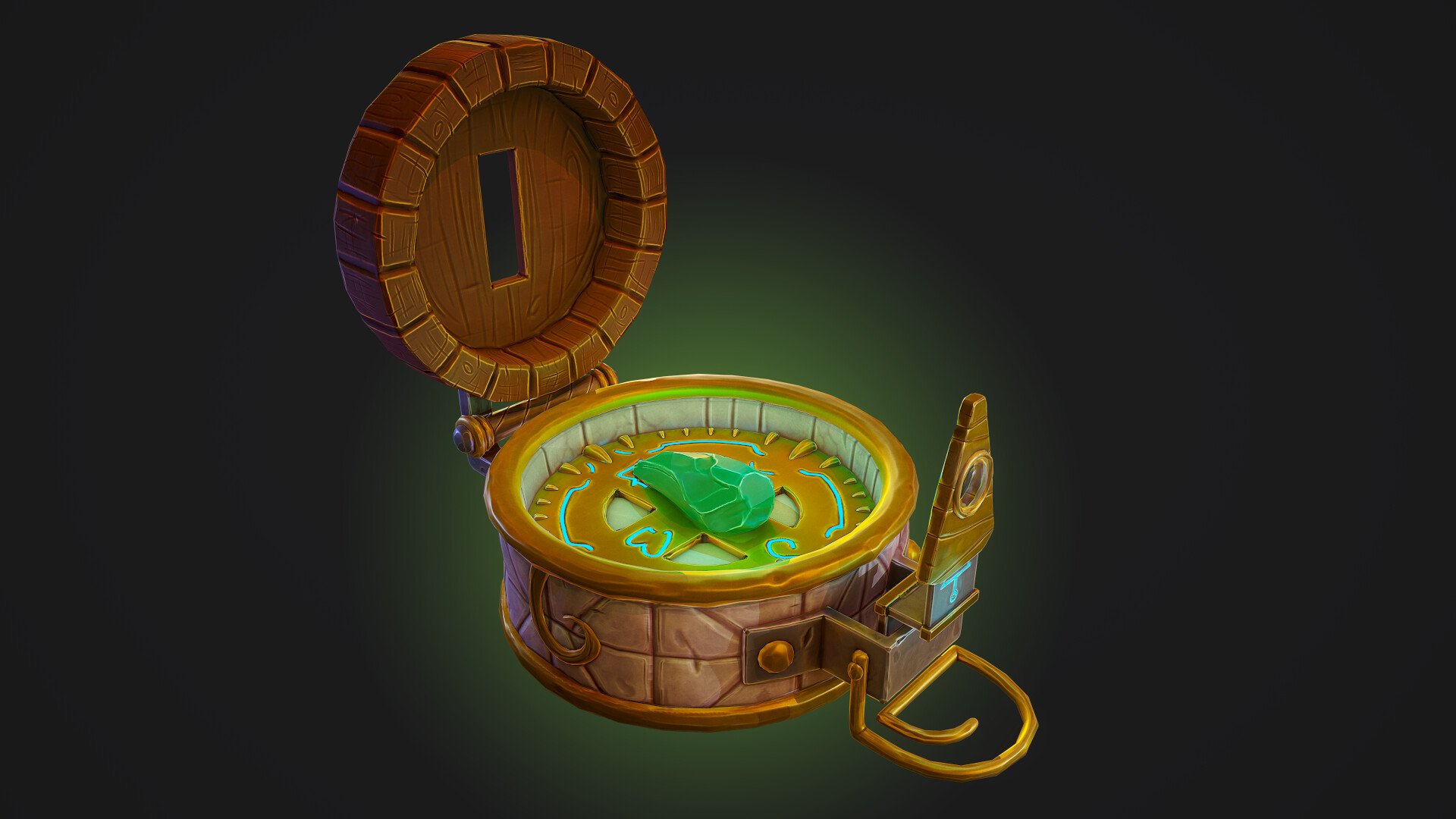 ArtStation - Stylized Compass Fan art