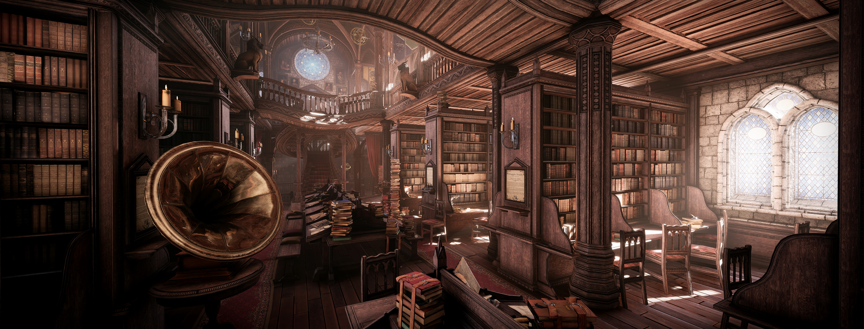 hogwarts interior art