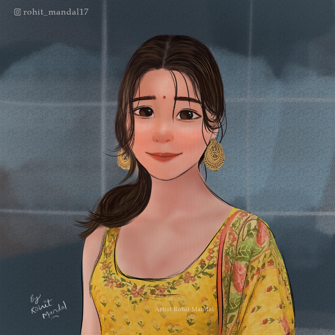 ArtStation - Indian Character Illustration