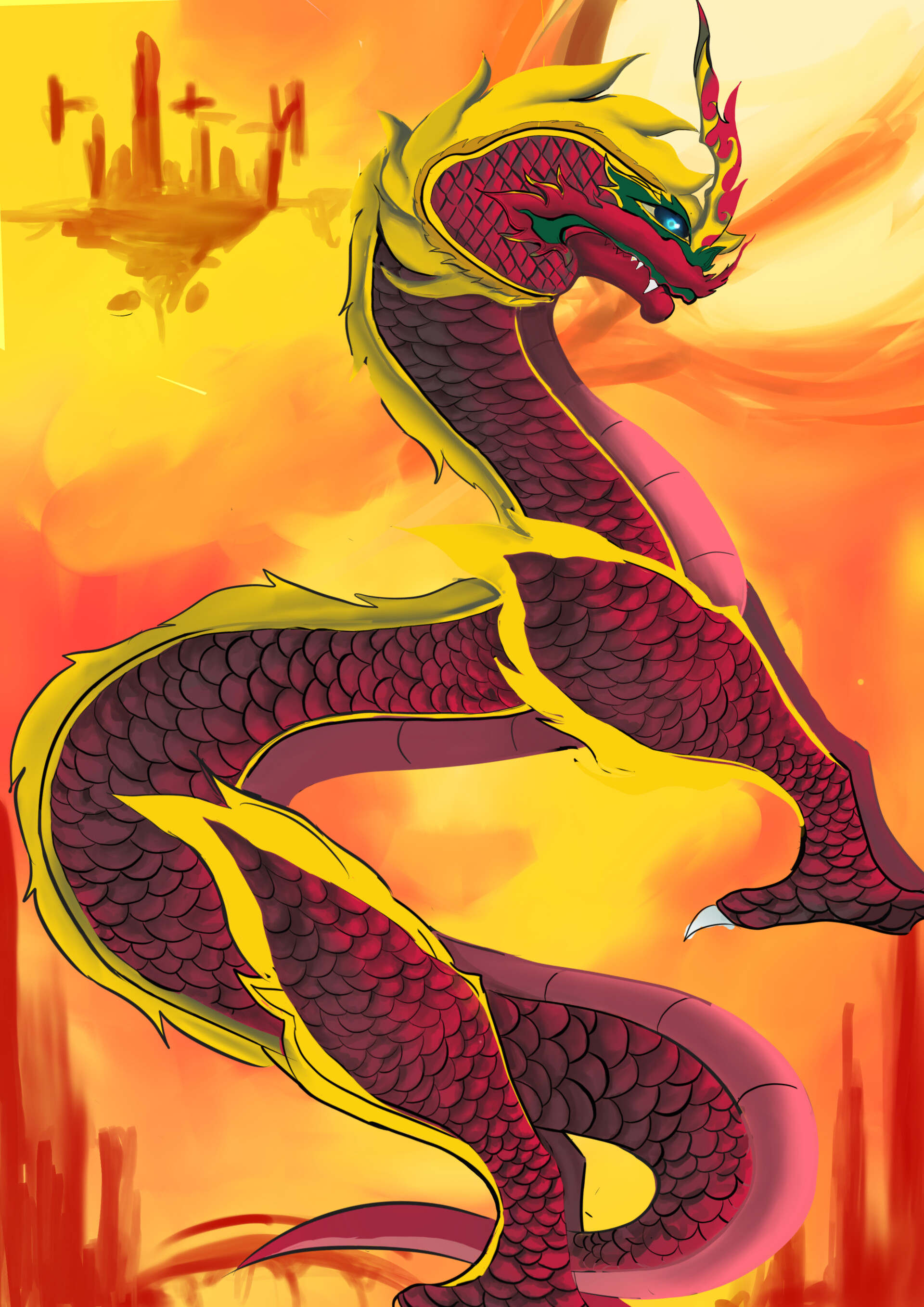 ArtStation - Dragon Thai style