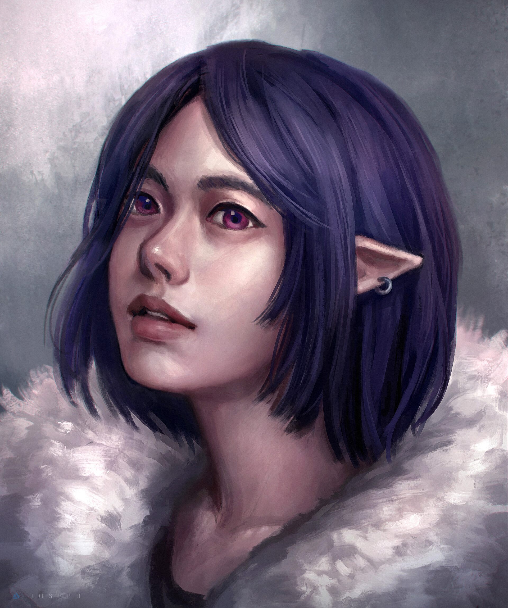 ArtStation - Winter Elf