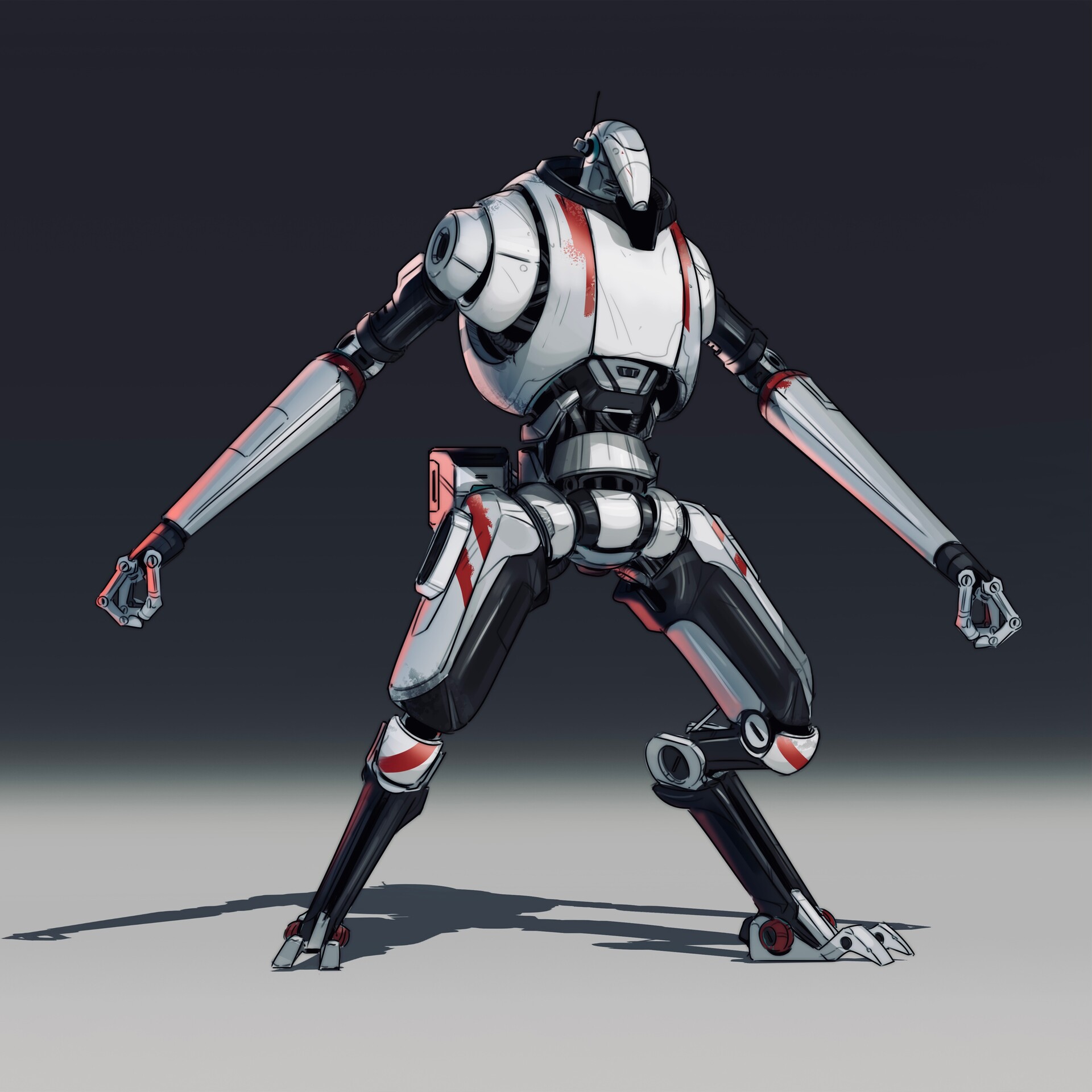 ArtStation - Star Wars heavy droid concept fan art