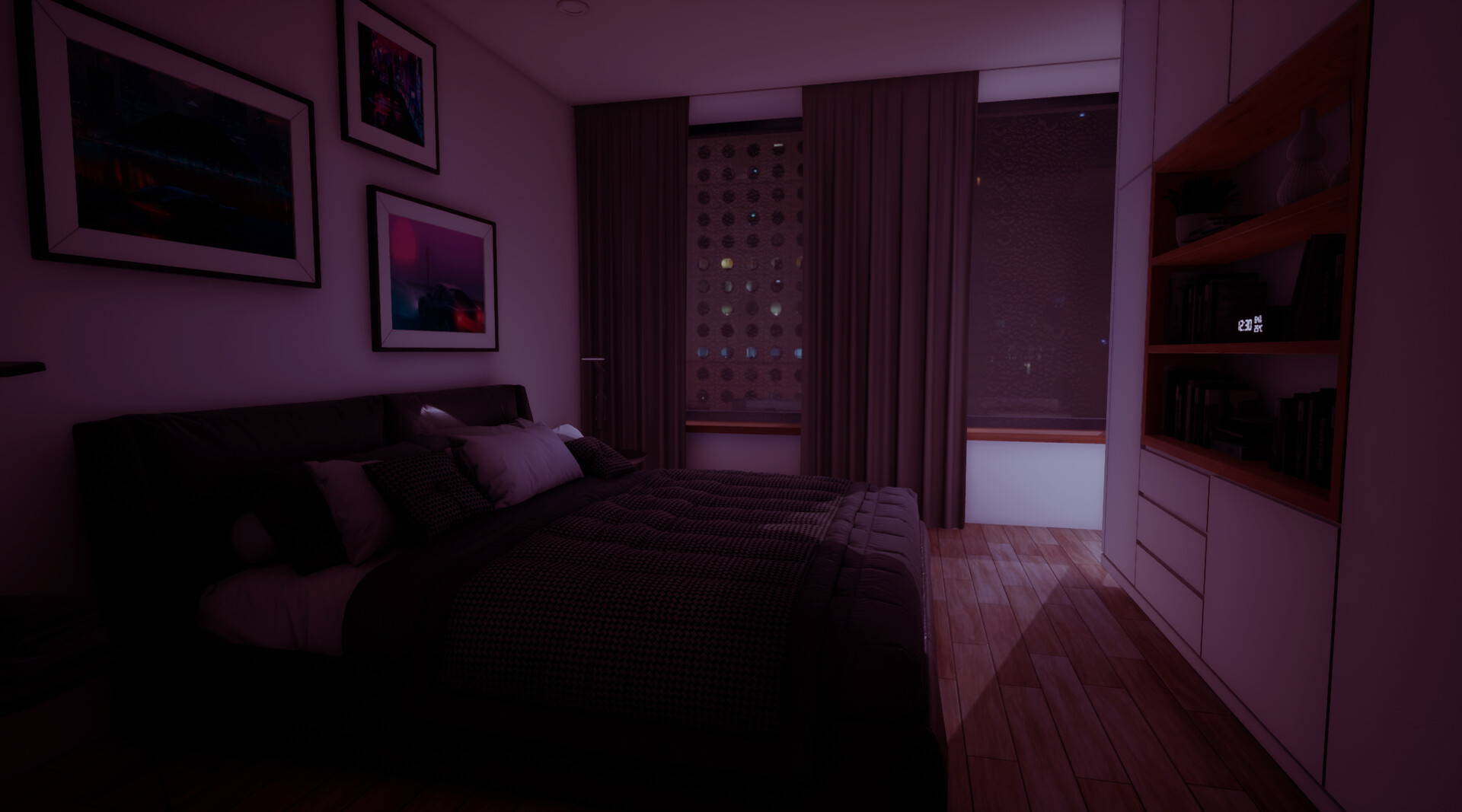 ArtStation - High Rise Miami Nights