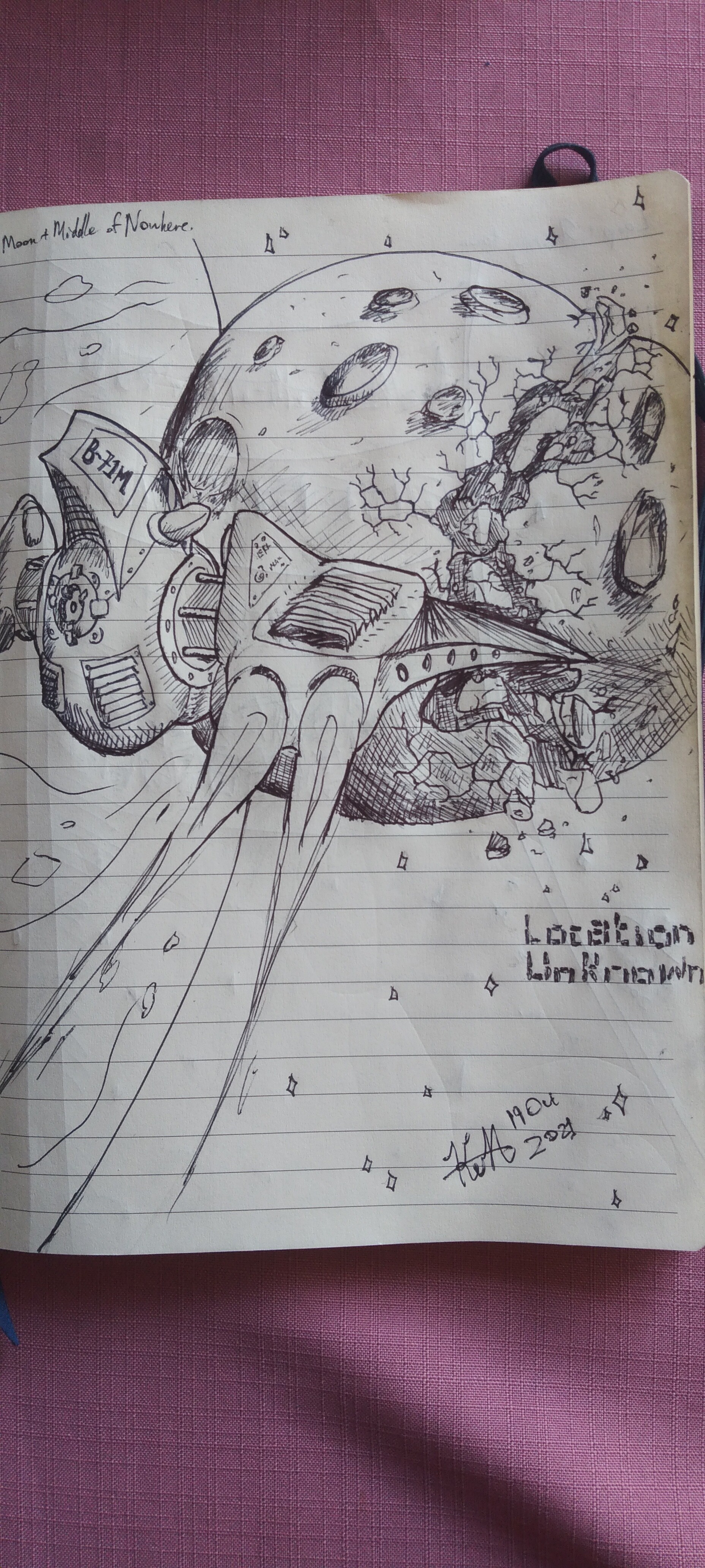 ArtStation - Inktober - Moon