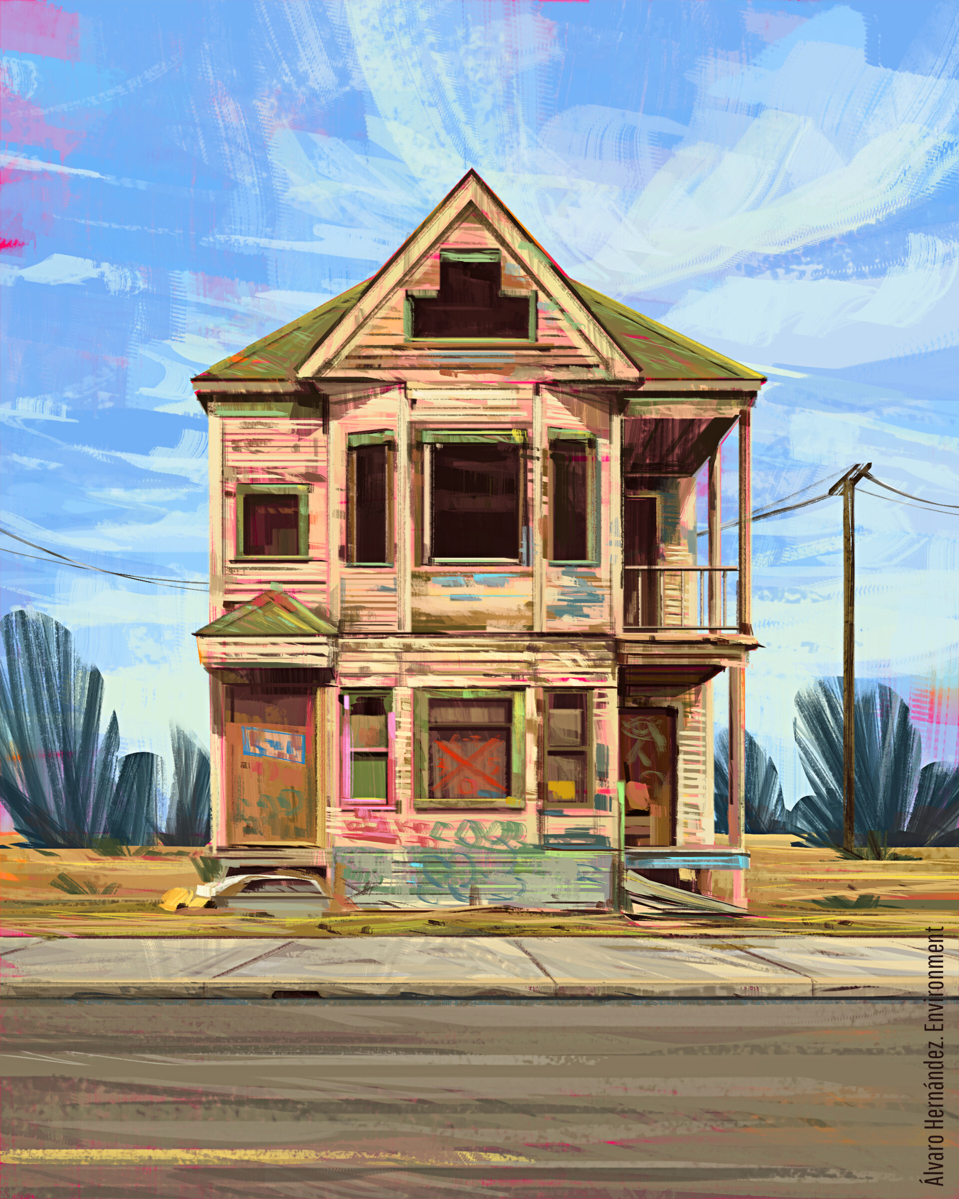 ArtStation - Road House