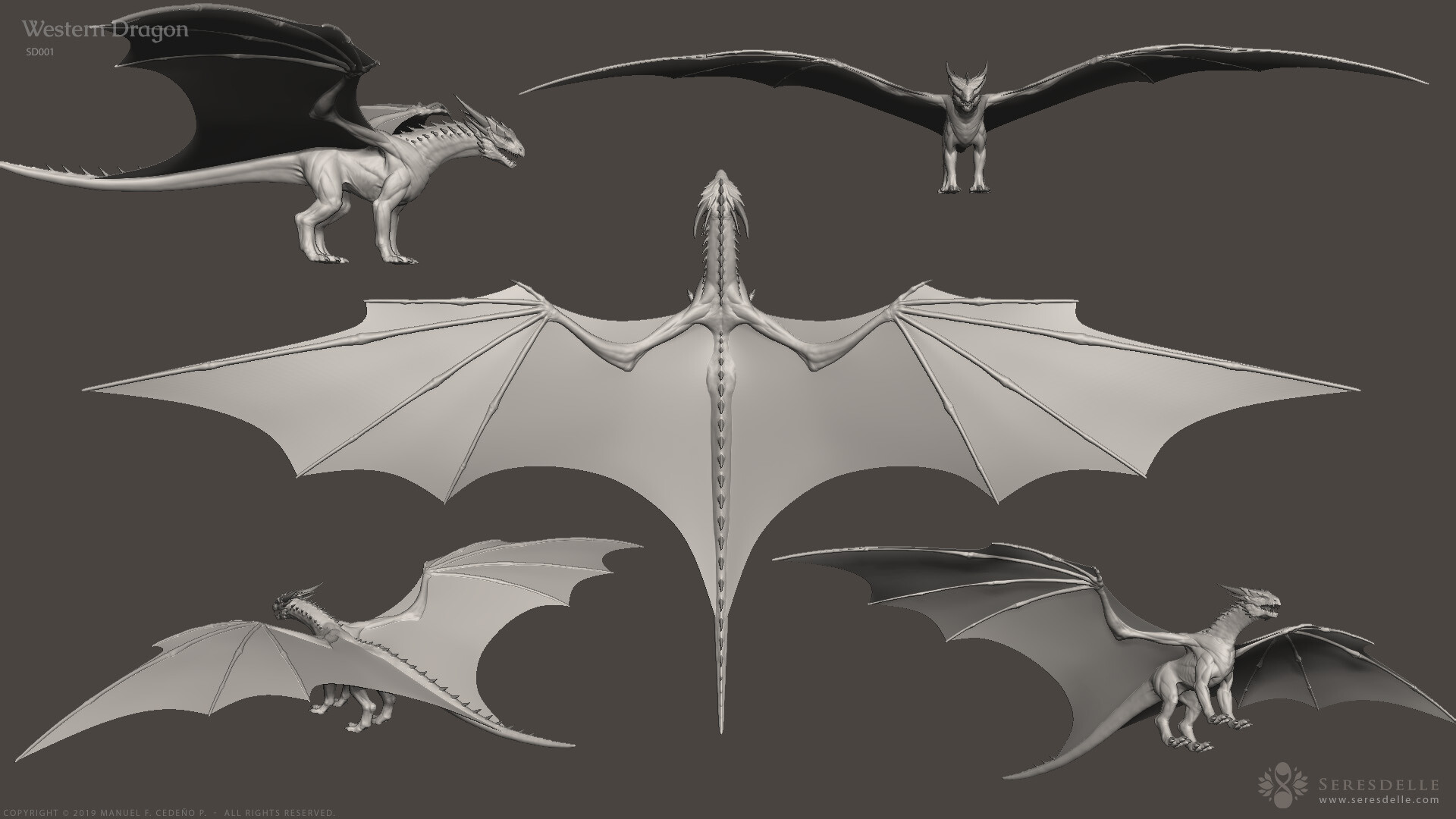 Traditional Western Dragon