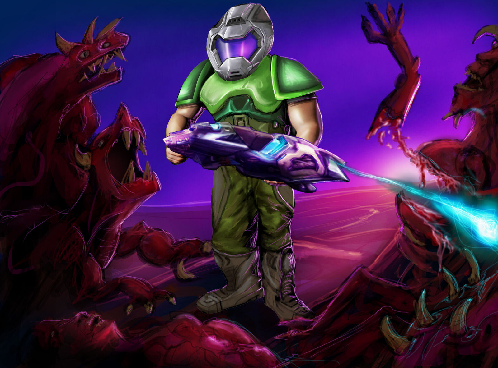 ArtStation - Q3A Doom