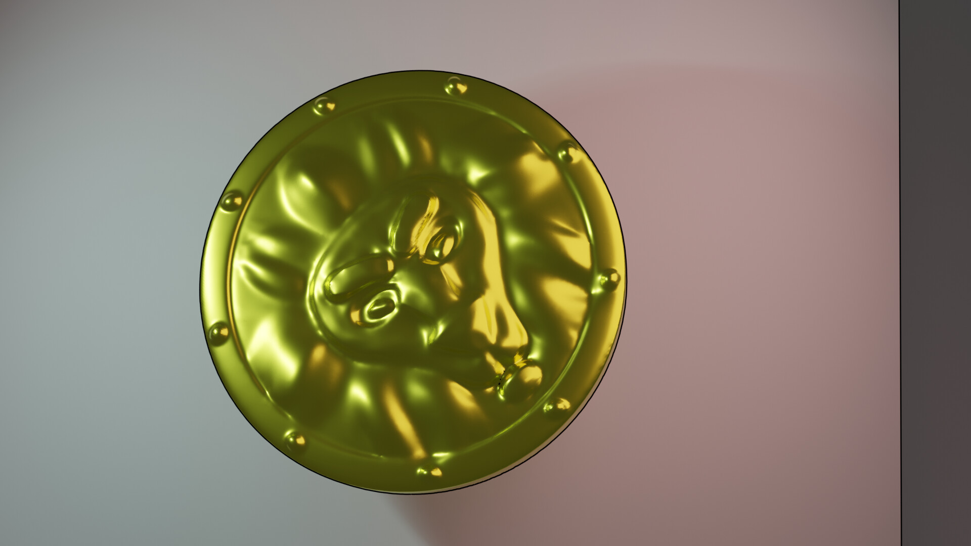 ArtStation - golden shield