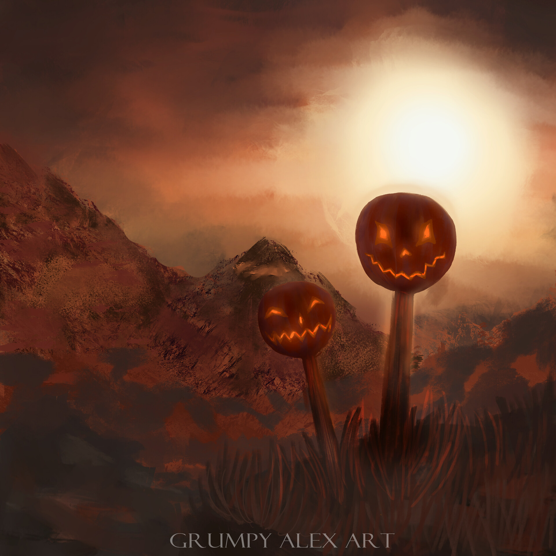 ArtStation - Pumpkin Peaks