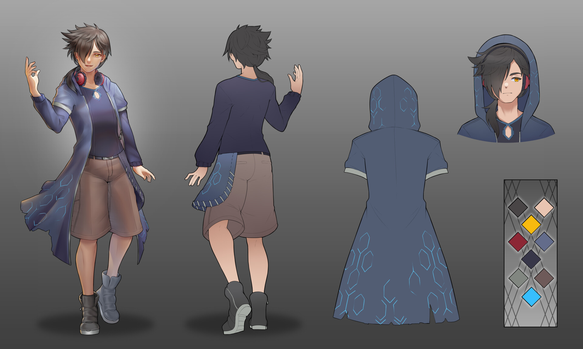 ArtStation - Character Concept Sheet Commission