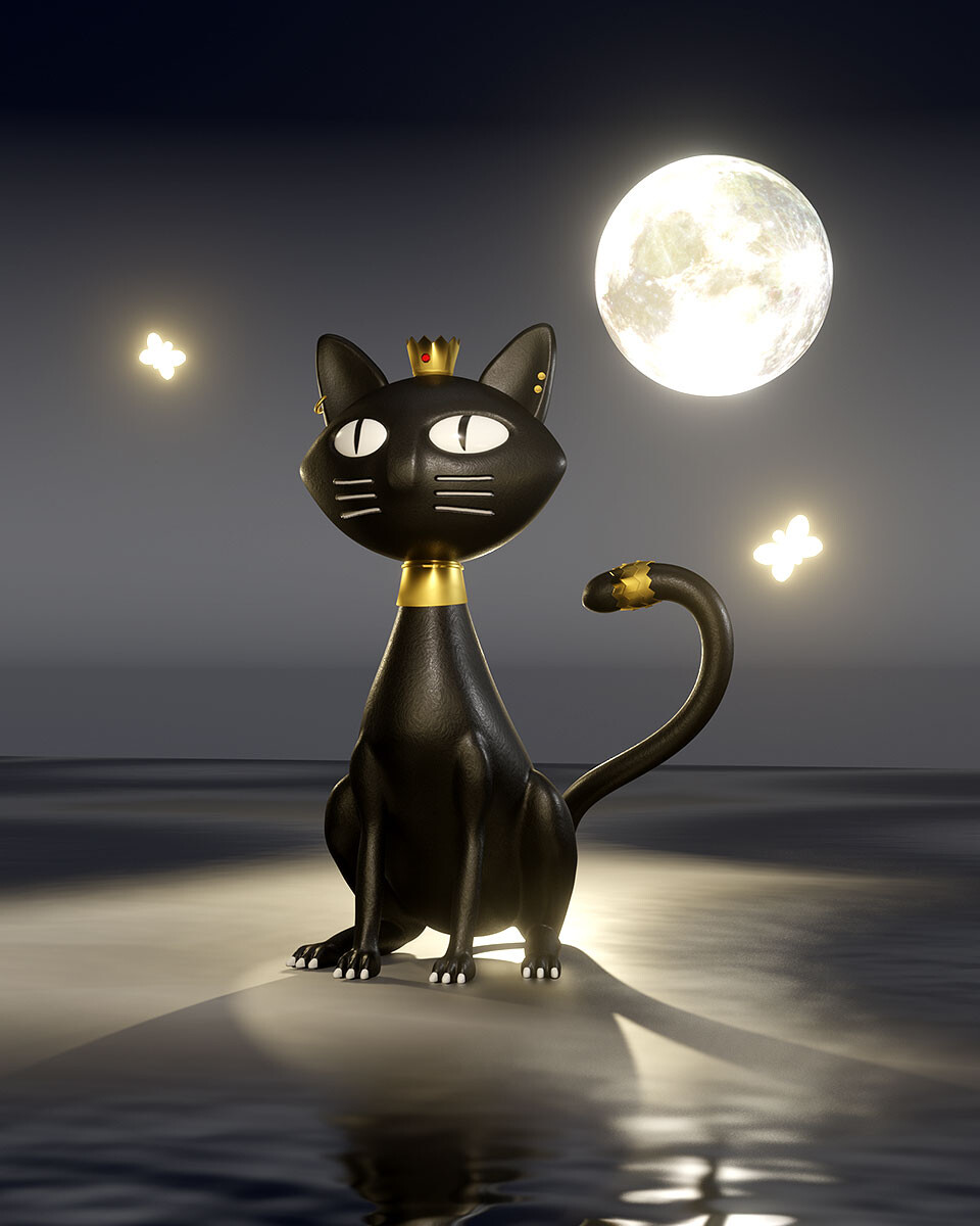 ArtStation - Kiki Cat