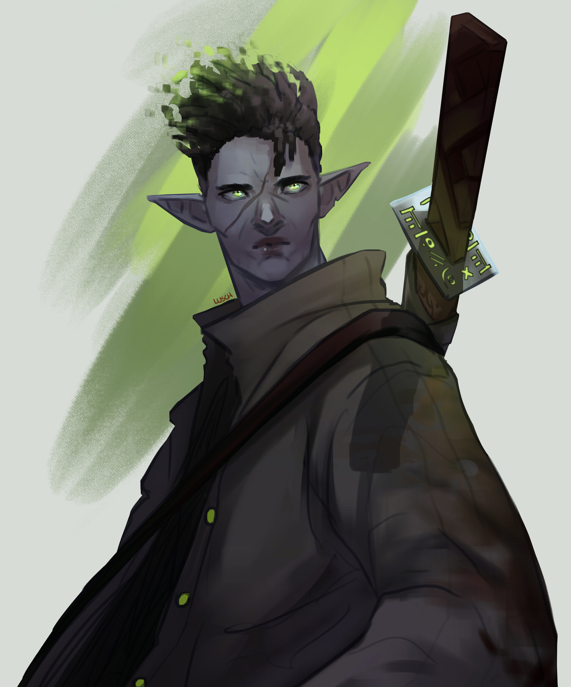 ArtStation - Samurai Elf?