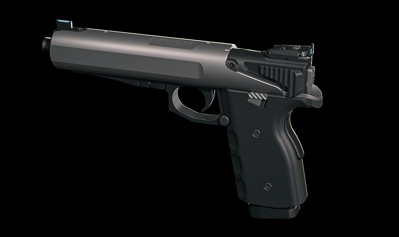 ArtStation - 9mm pistol
