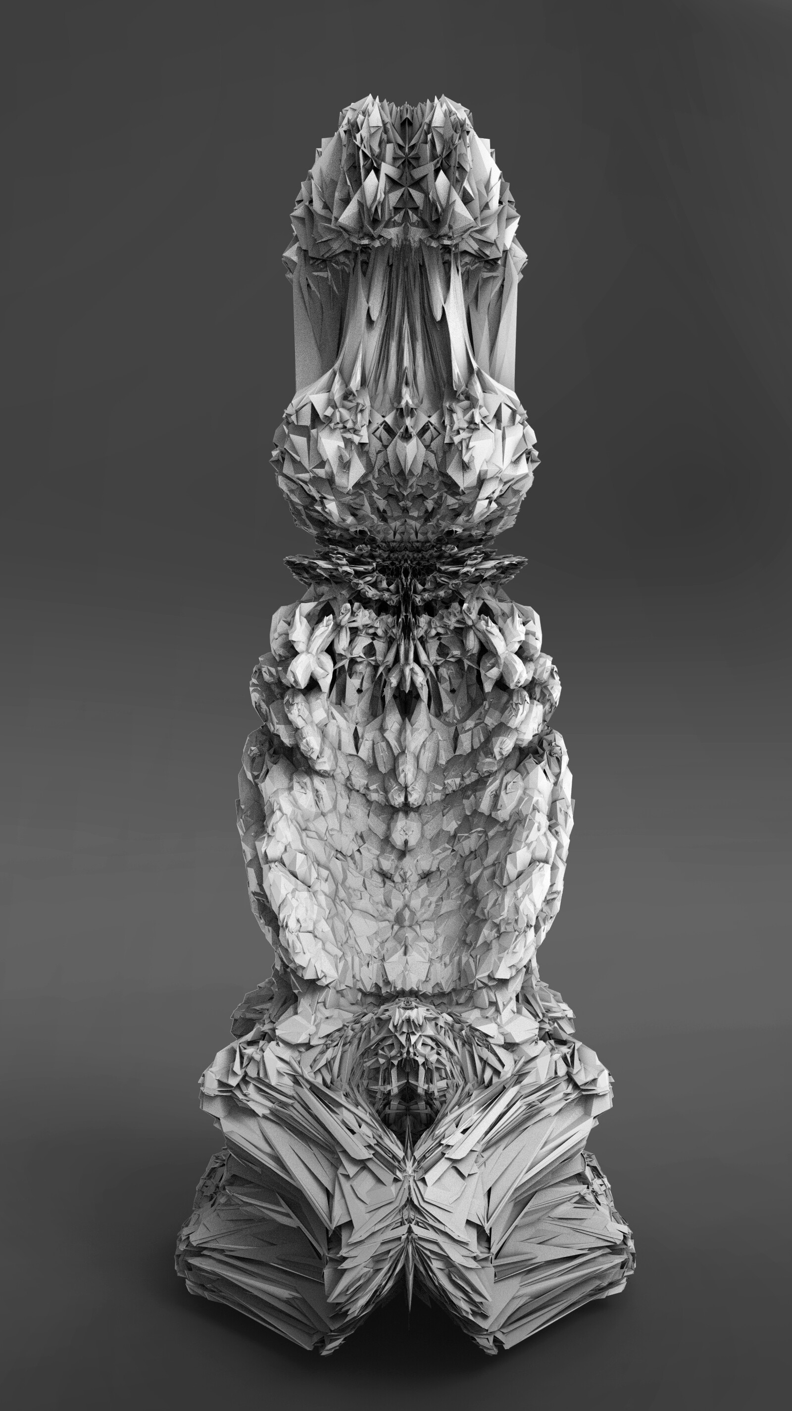 ArtStation - Folded geometry Column