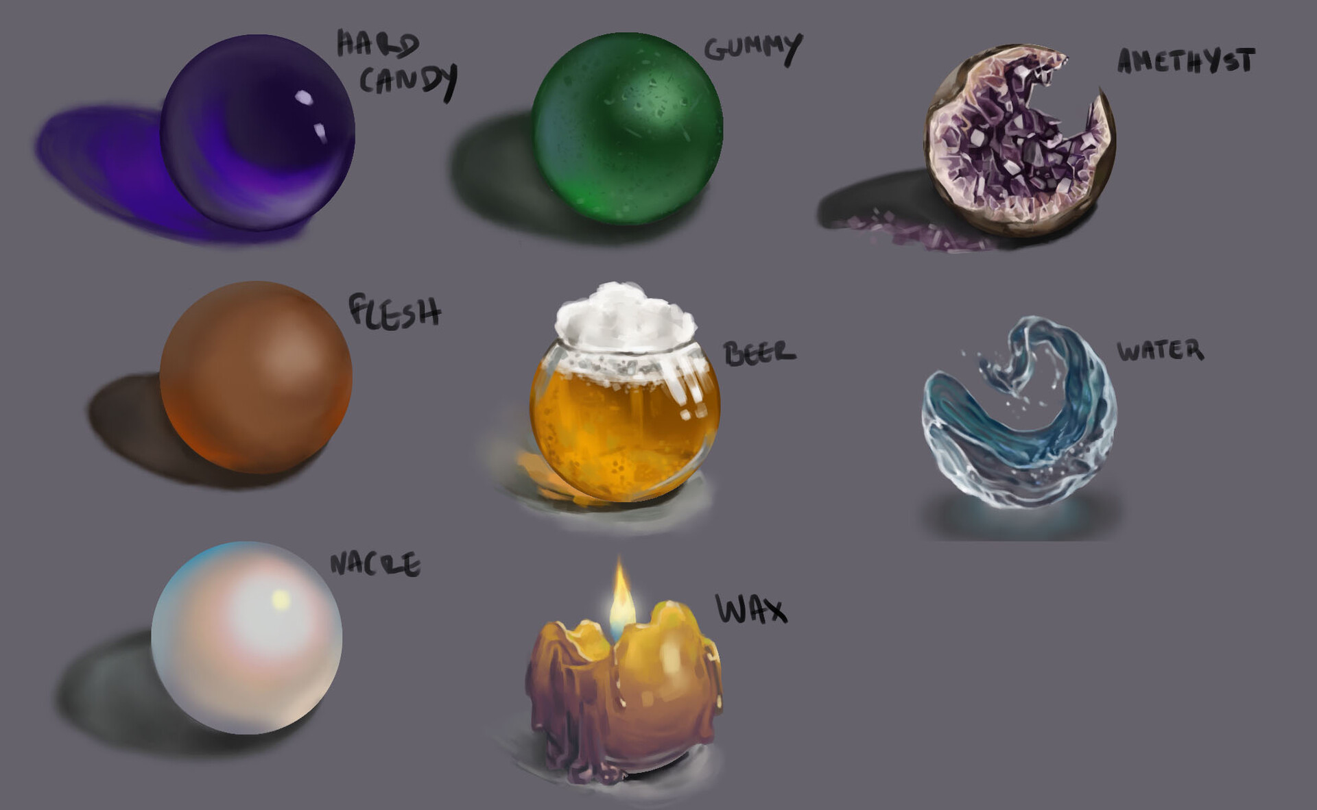 ArtStation - Mat studies