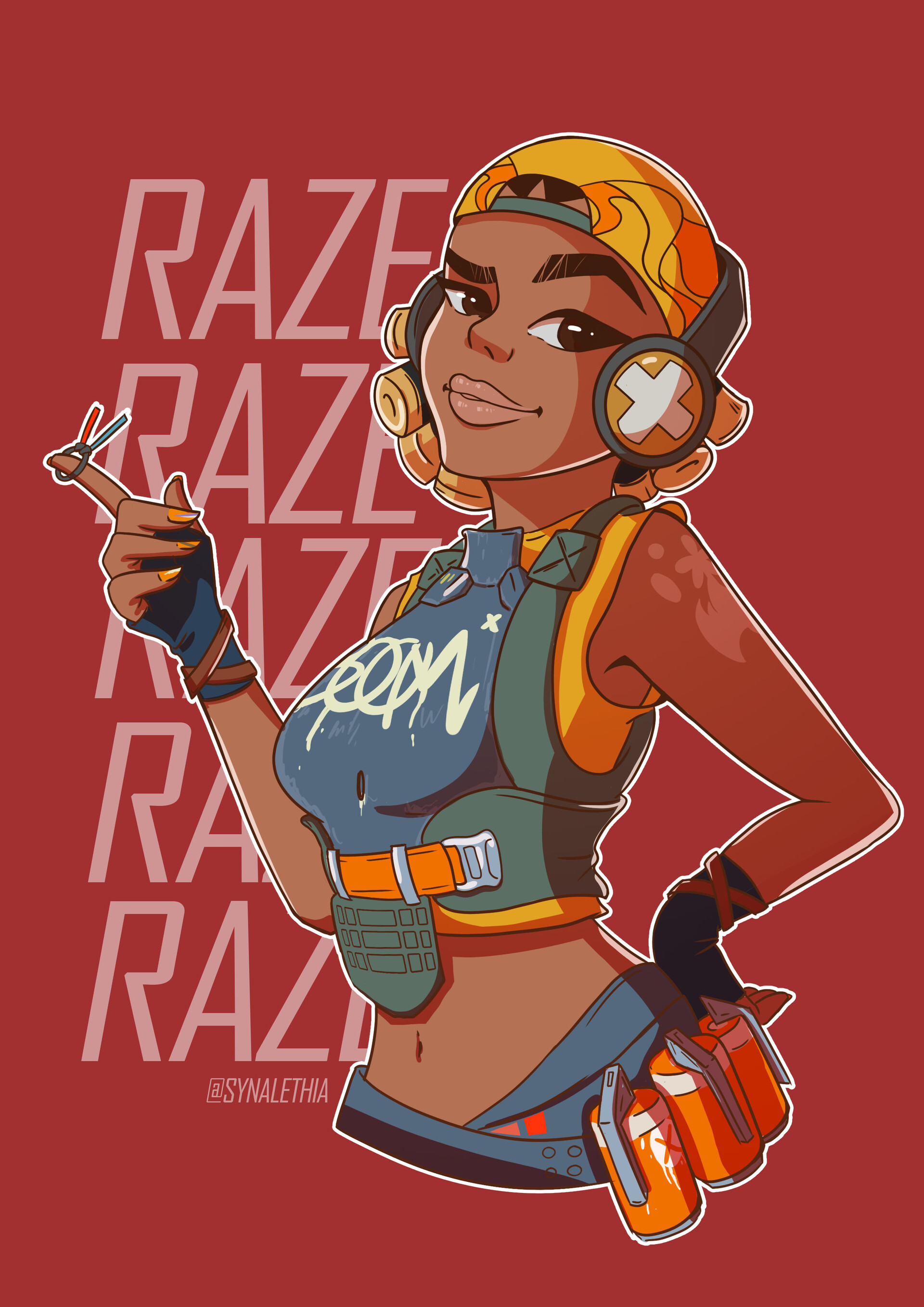 ArtStation - Raze Fan Art