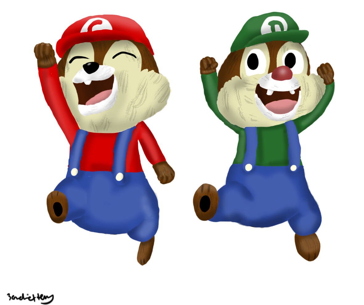 ArtStation - Super Mario Chipmunks