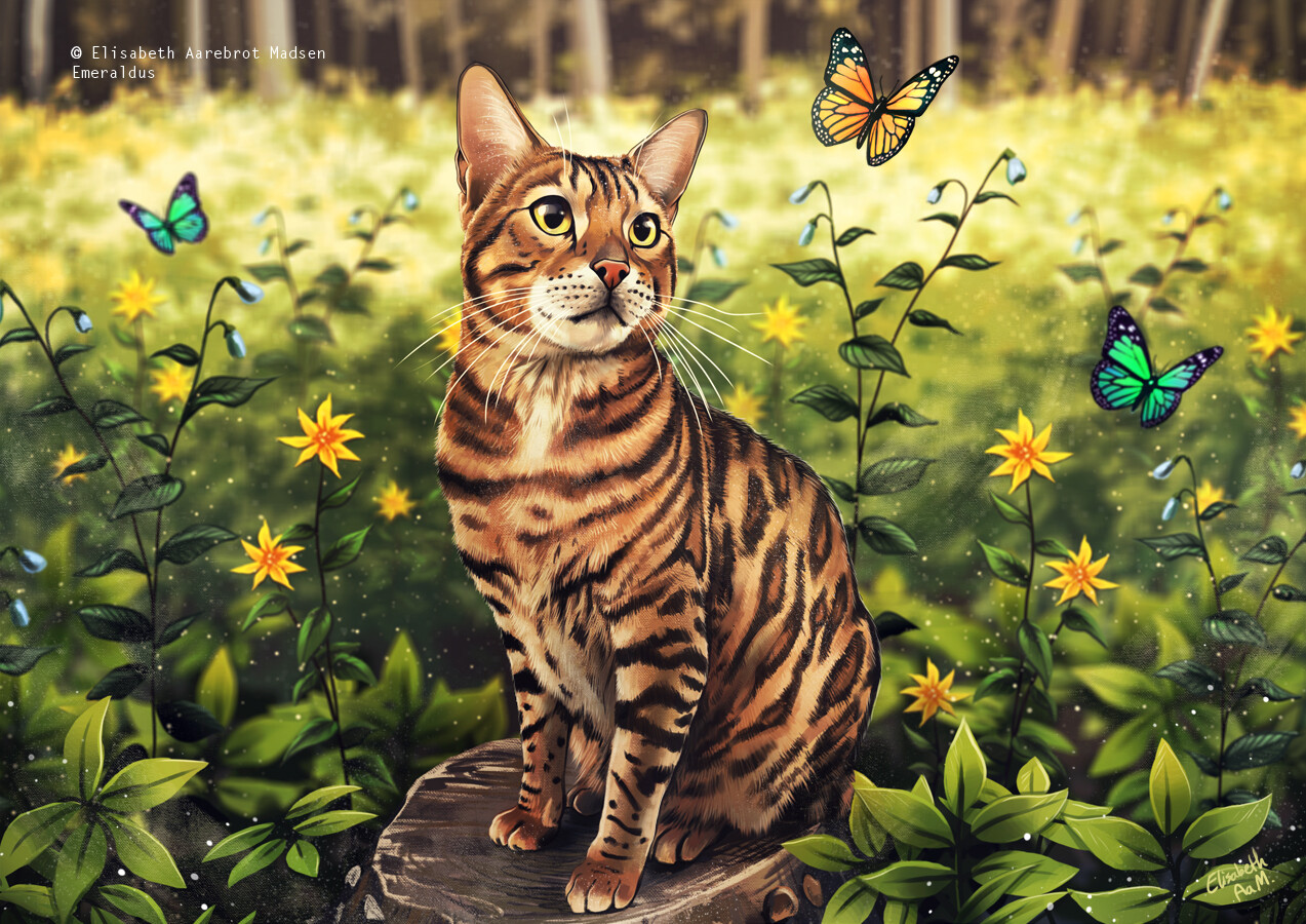 ArtStation - Leo the cat